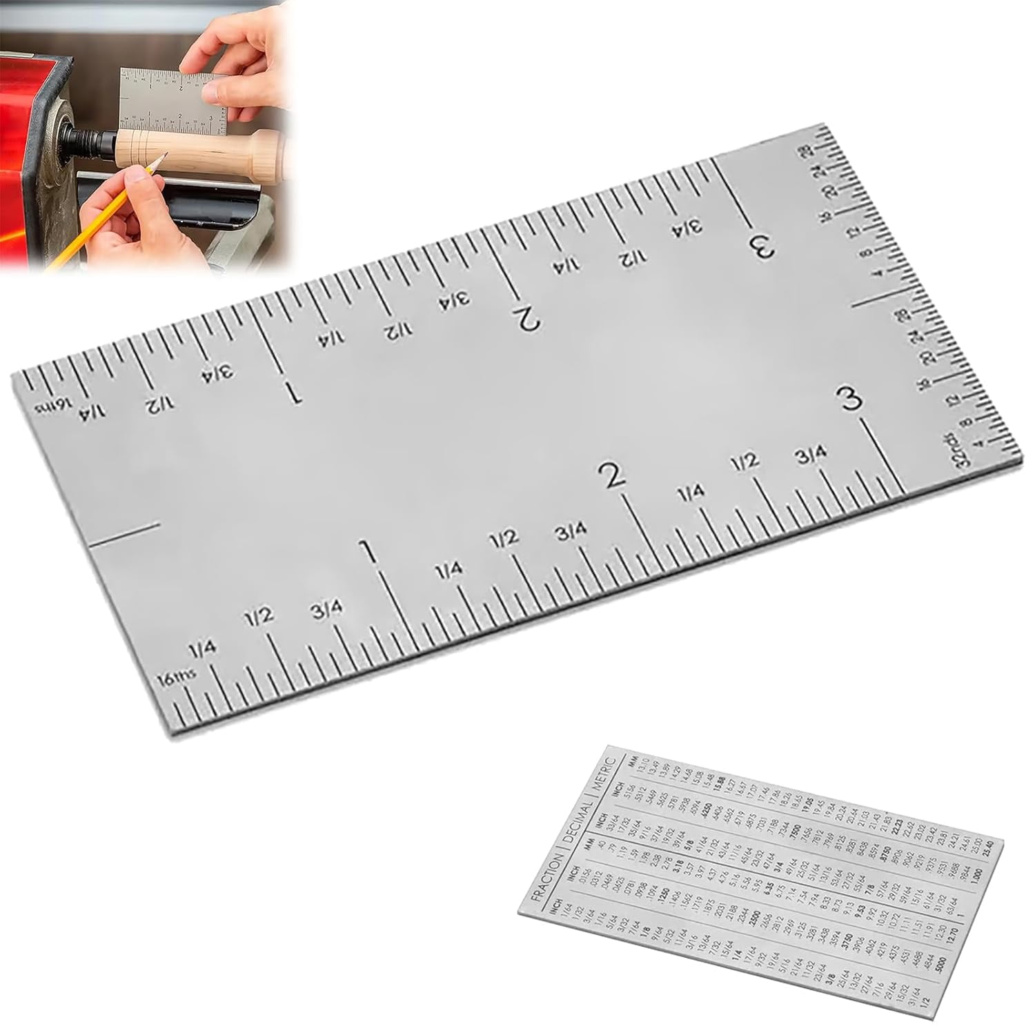 Square Edge Ruler,Pocket Rule,Stainless Steel Square Shaped Rule, Metal ...