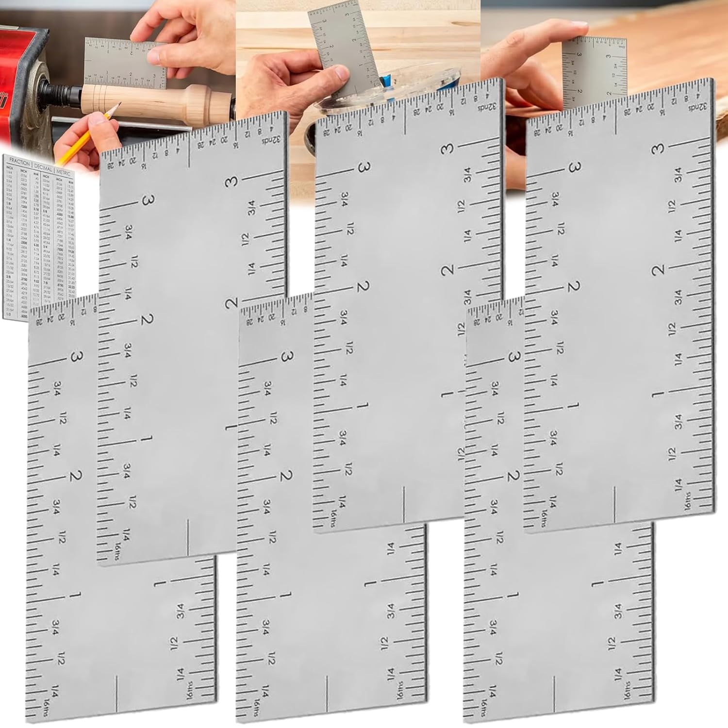 Square Edge Ruler, Woodworker Edge Rule Stainless Steel Square Edge ...