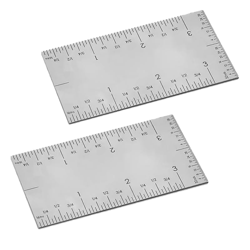 Square Edge Ruler, Woodworker Edge Ruler Stainless Steel Square Edge ...