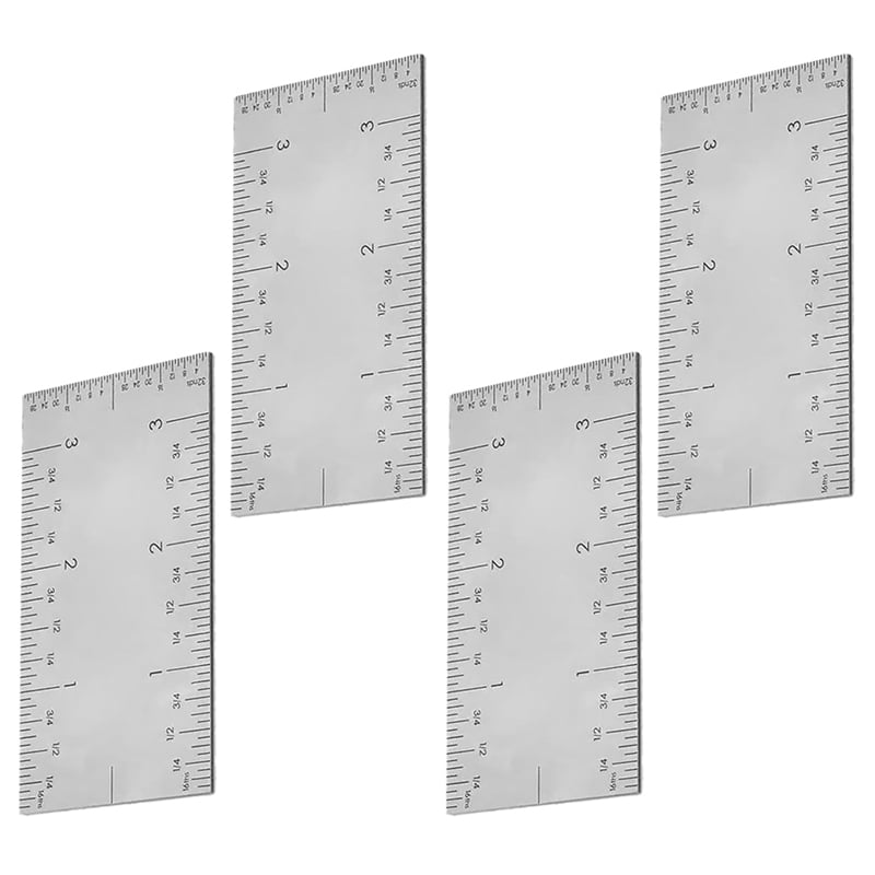 Square Edge Ruler, Woodworker Edge Ruler Stainless Steel Square Edge ...