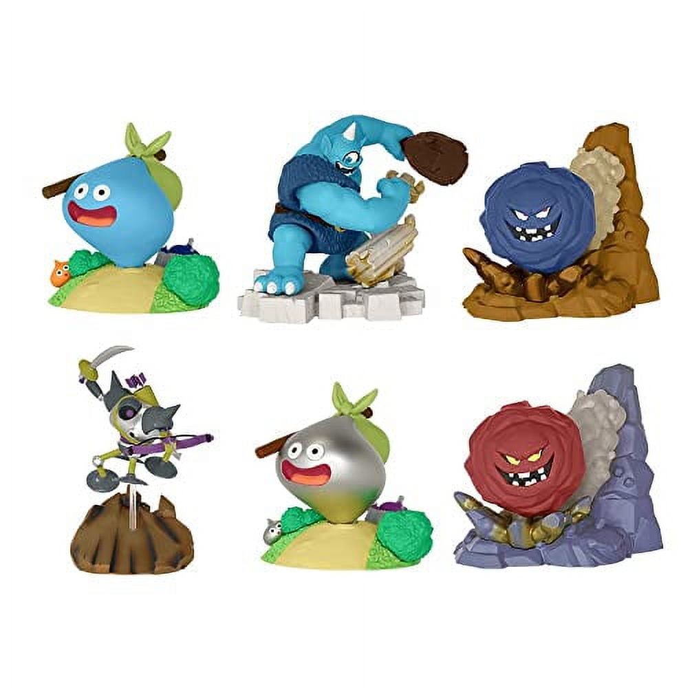 Square Enix Dragon Quest: 3D Monster Picture Book Figure Box (6pcs ...