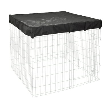 Aqwiopr Versatile 16-Panel Metal Pet Playpen with Door for Puppies ...