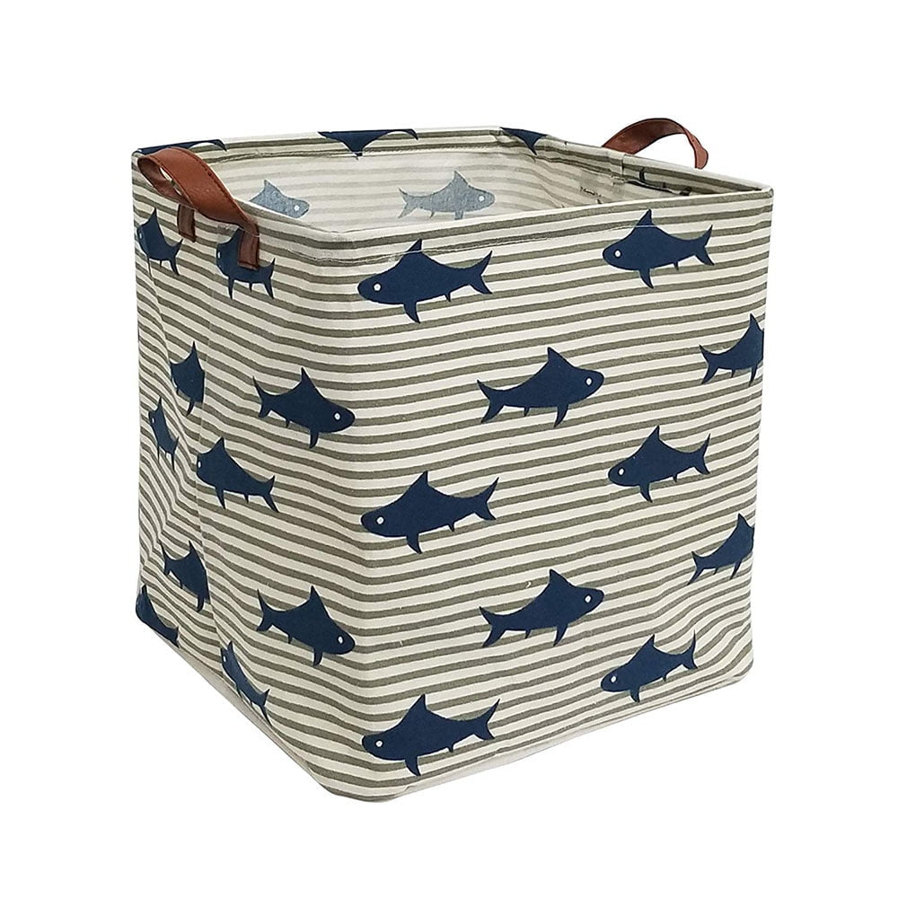 Square Fabric Storage Bin - Waterproof hamper | Collapsible Square ...
