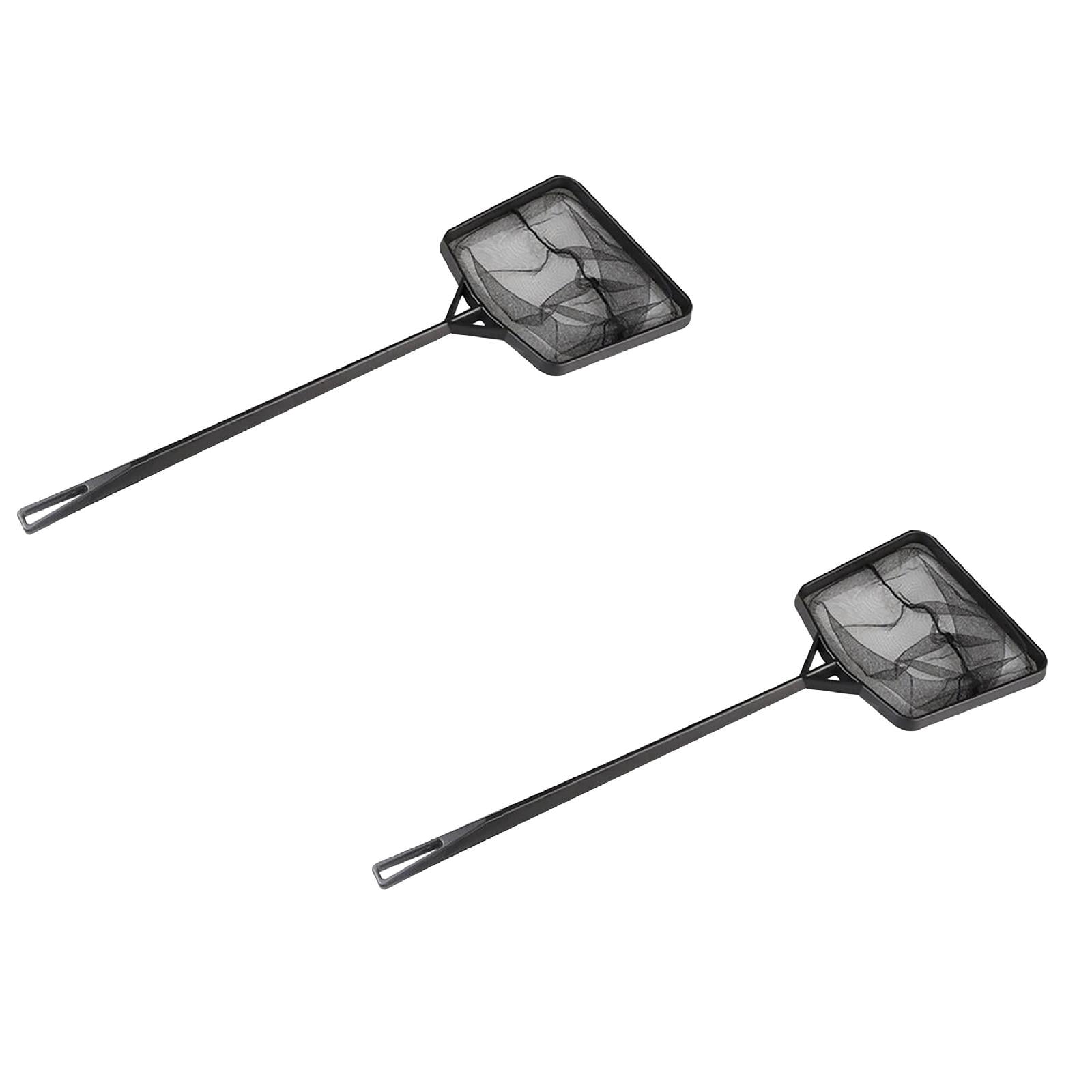 Square Fishing Net Mini Mesh Rake Net with Long Handle Catching Fish ...