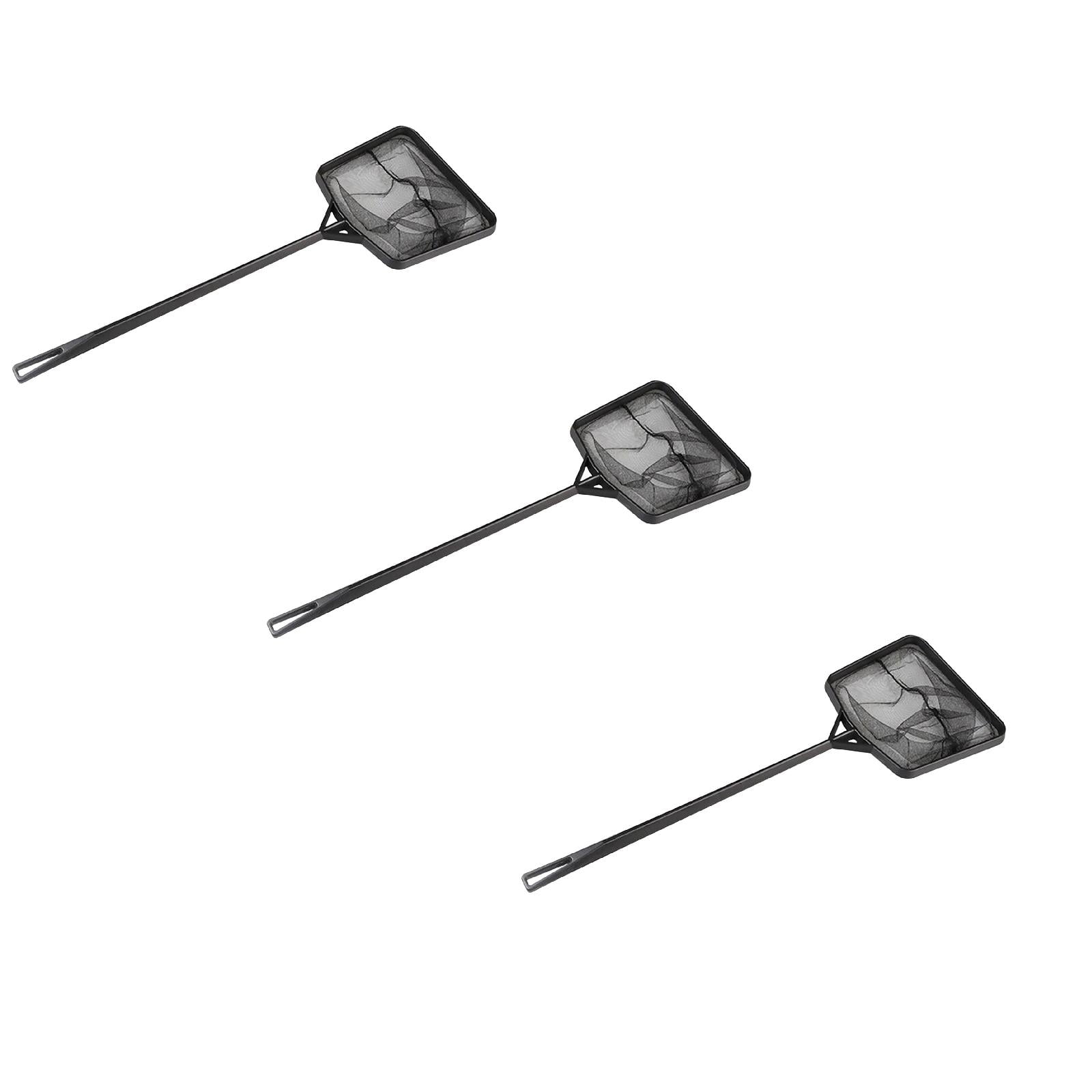 Square Fishing Net Mini Mesh Rake Net with Long Handle Catching Fish ...