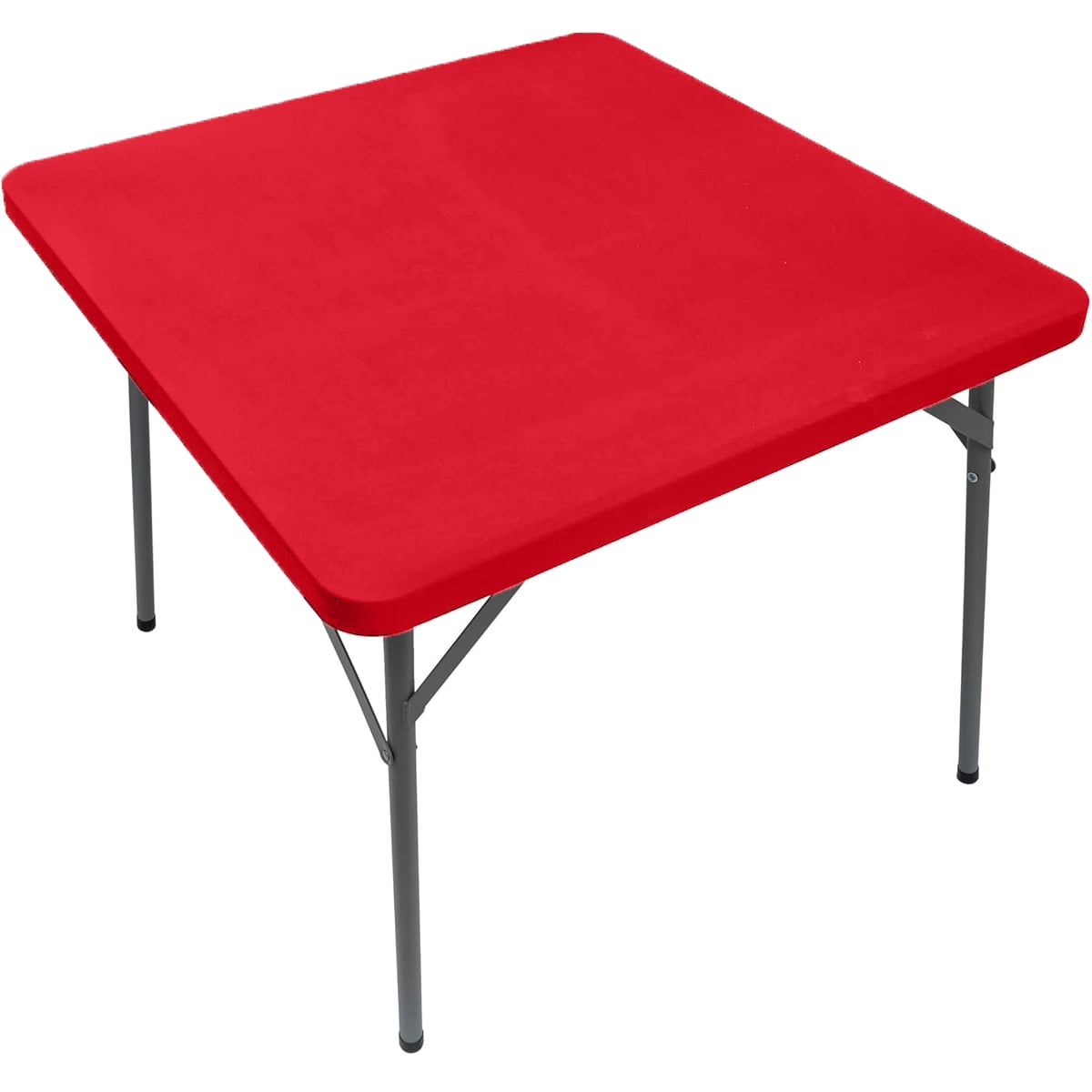 Square Fitted Table Cover Elastic Tablecloth Dining Kitchen Home ...