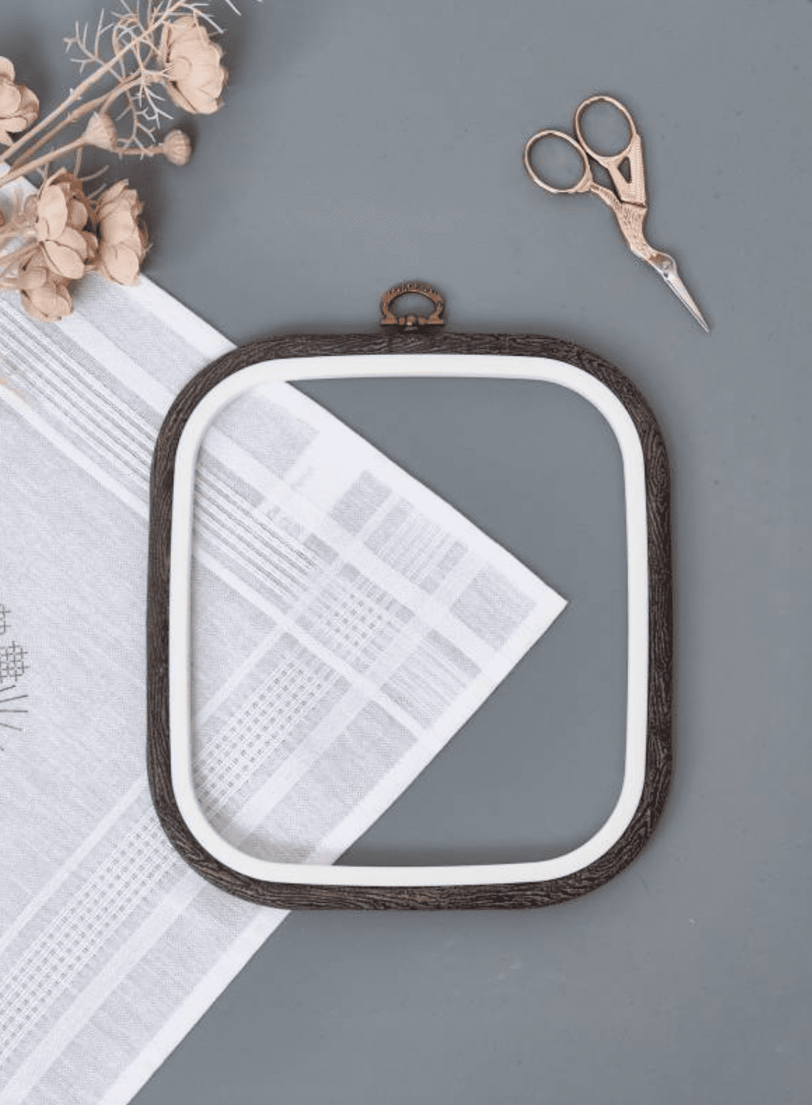 Square Flexi Hoop Nurge 230-12 Woodgrain - Walmart.com