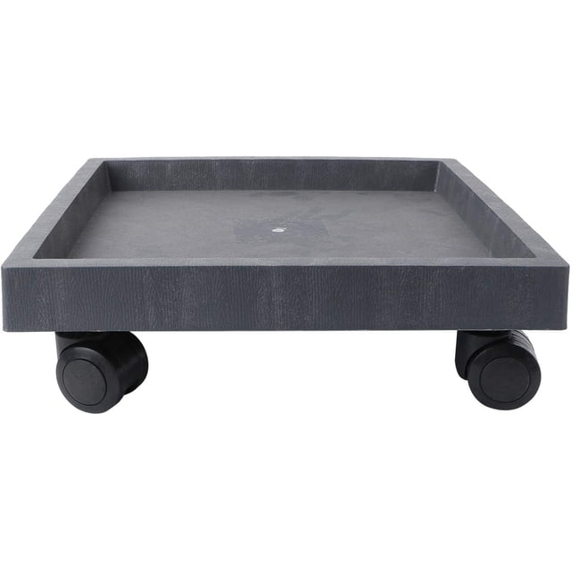 Square Flower Pot Stand;Heavy Duty Plant Caster Wheels;Indoor/Outdoor ...