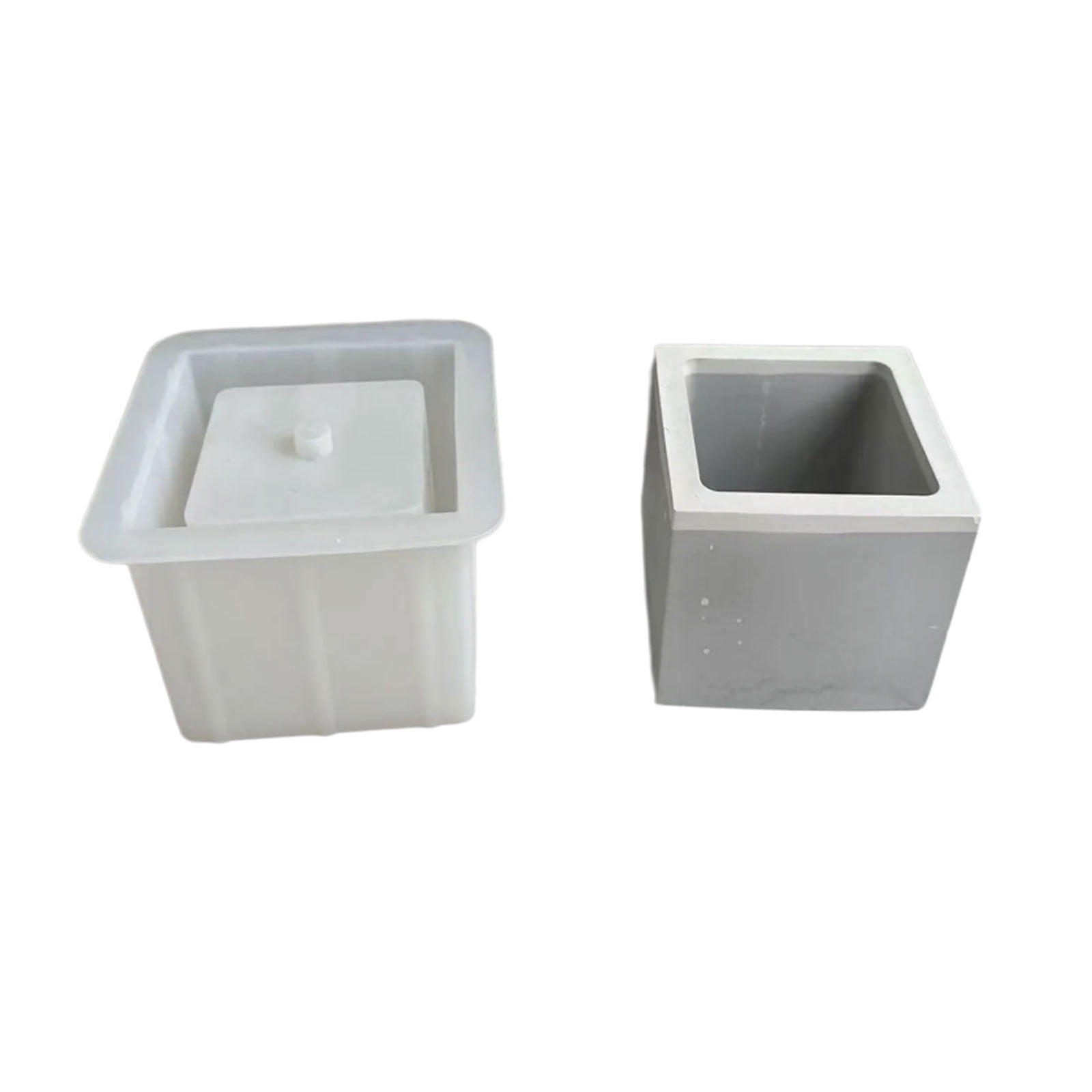 Square Flower Pots Silicone Moulds Succulents Planter Molds Resins ...