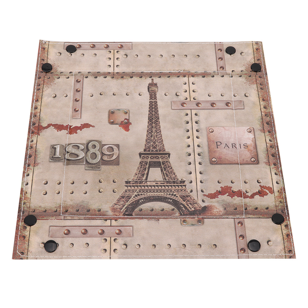 Square Foldable PU Leather Nuts Seeds Key Remote Control Candy Storage ...