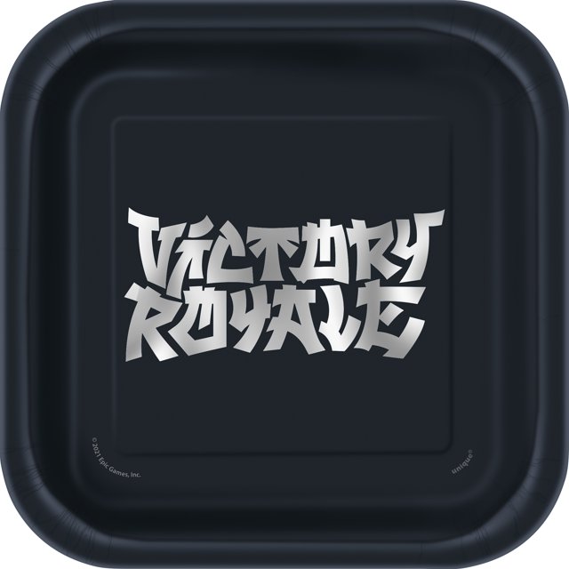 Square Fortnite Birthday Paper Dessert Plates, 7in, 8ct - Walmart.com