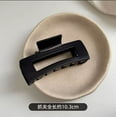 Square Frosting Hair Soft Claw Clips, Large Non-Slip Matte Barrettes ...