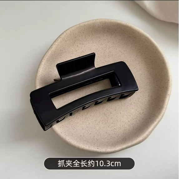 Square Frosting Hair Soft Claw Clips, Large Non-Slip Matte Barrettes ...