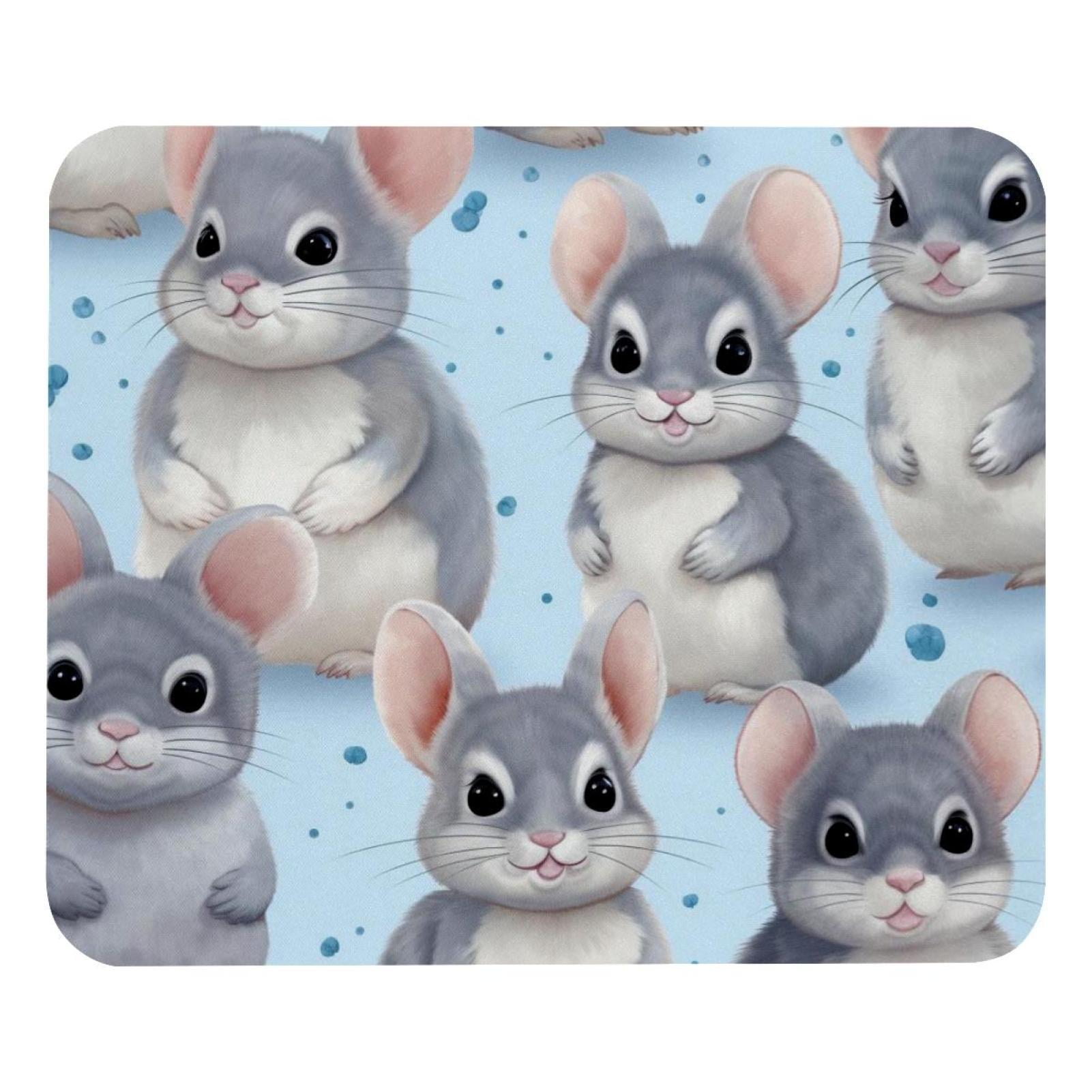 Square Gaming Mouse Pad Desk Mat, 8.3x9.8 Inch, Non-Slip Rubber Bottom ...