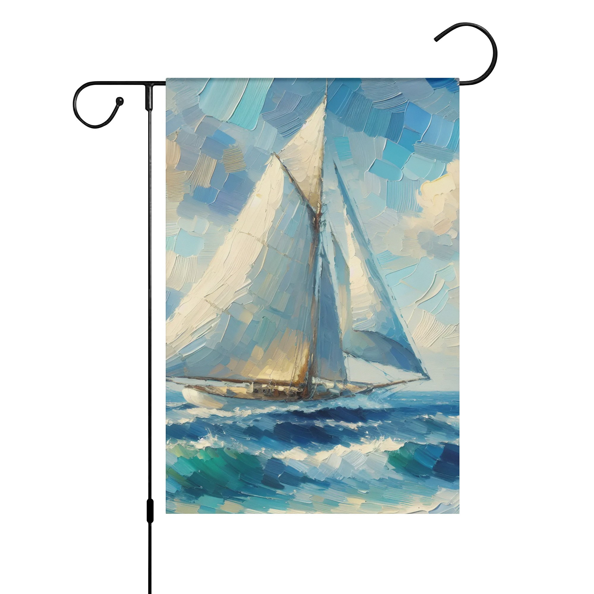 Square Garden Flag Beautiful Style Double Sided Outdoor Flag Durable ...