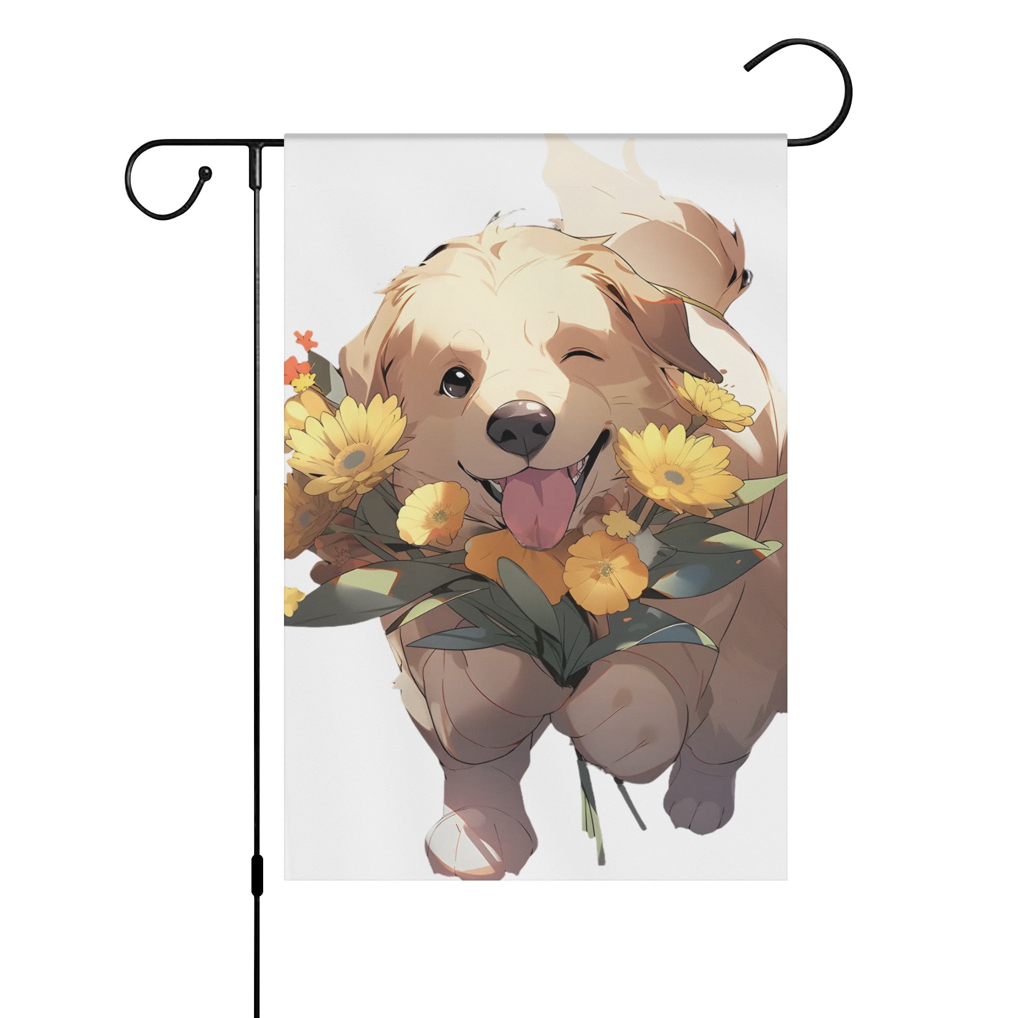 Square Garden Flag Double Exquisite Beautiful Outdoor Flag Durable and ...