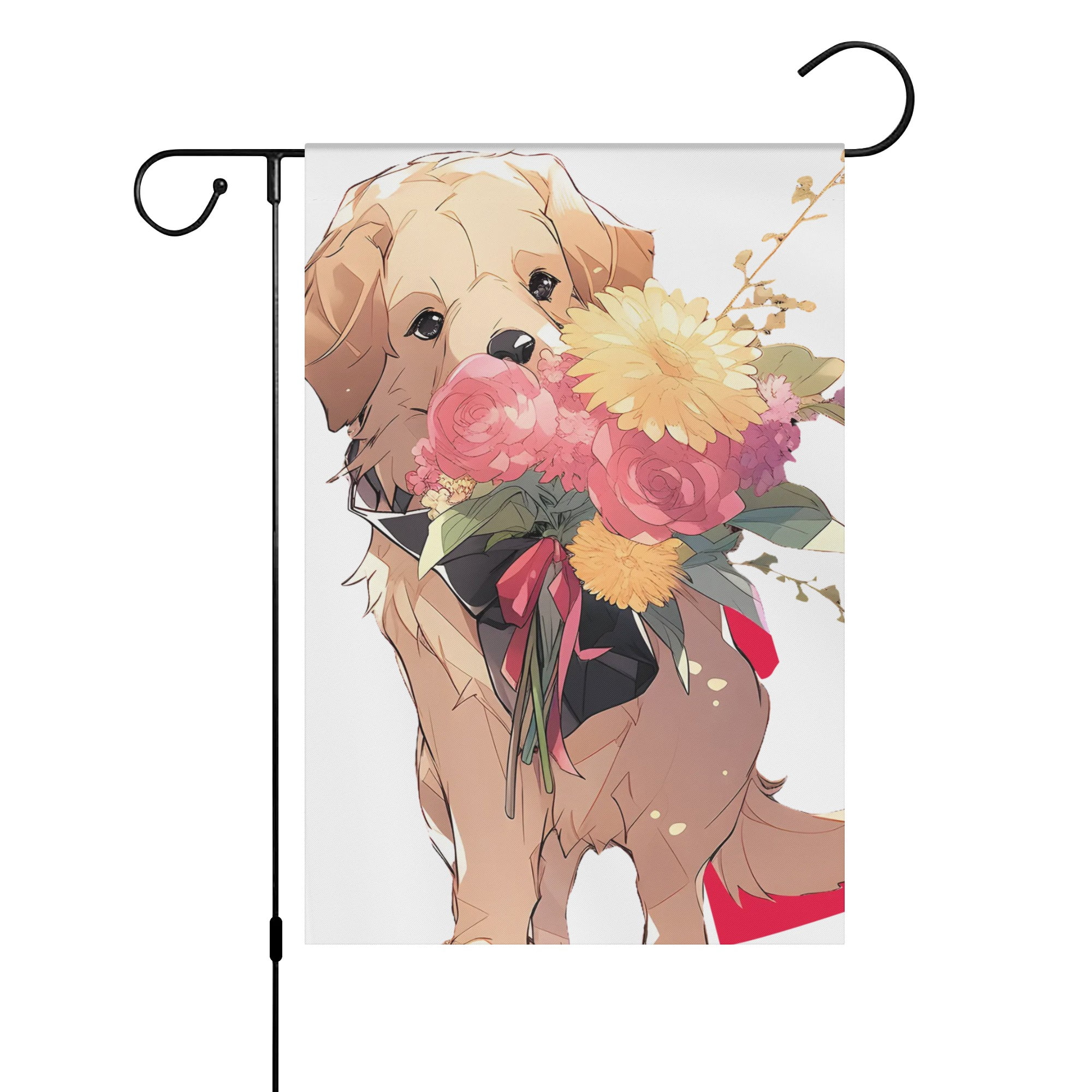 Square Garden Flag Double Exquisite Beautiful Outdoor Flag Durable and ...