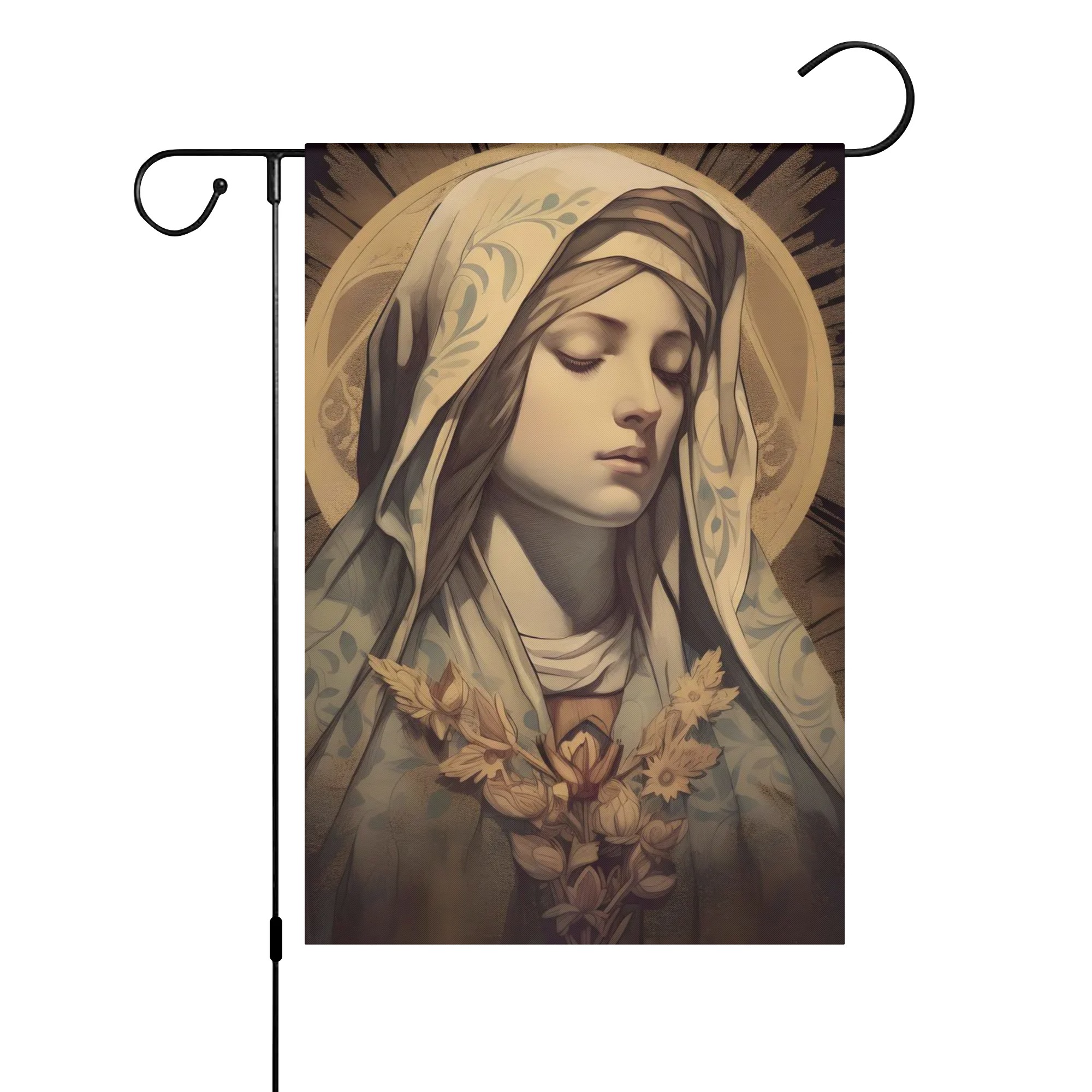 Square Garden Flag Double Sided Beautiful Outdoor Flag Durable and ...