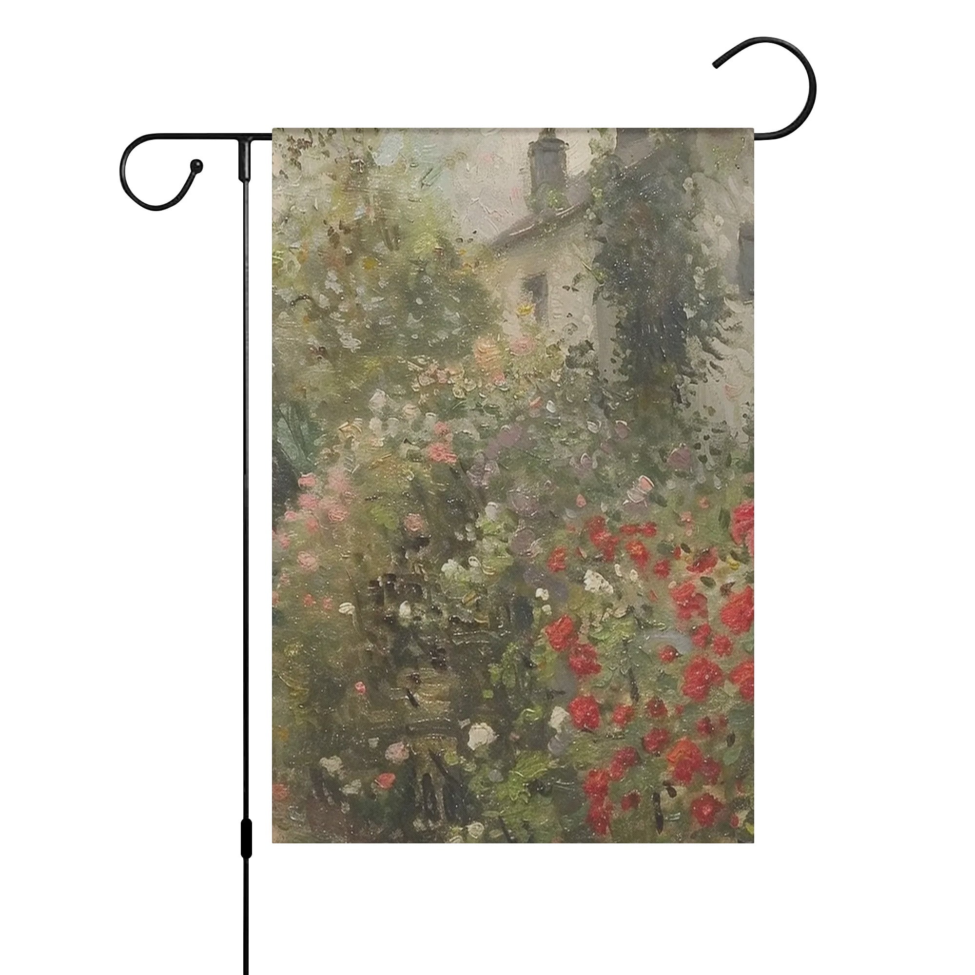 Square Garden Flag Double Sided Exquisite Beautiful Outdoor Flag ...