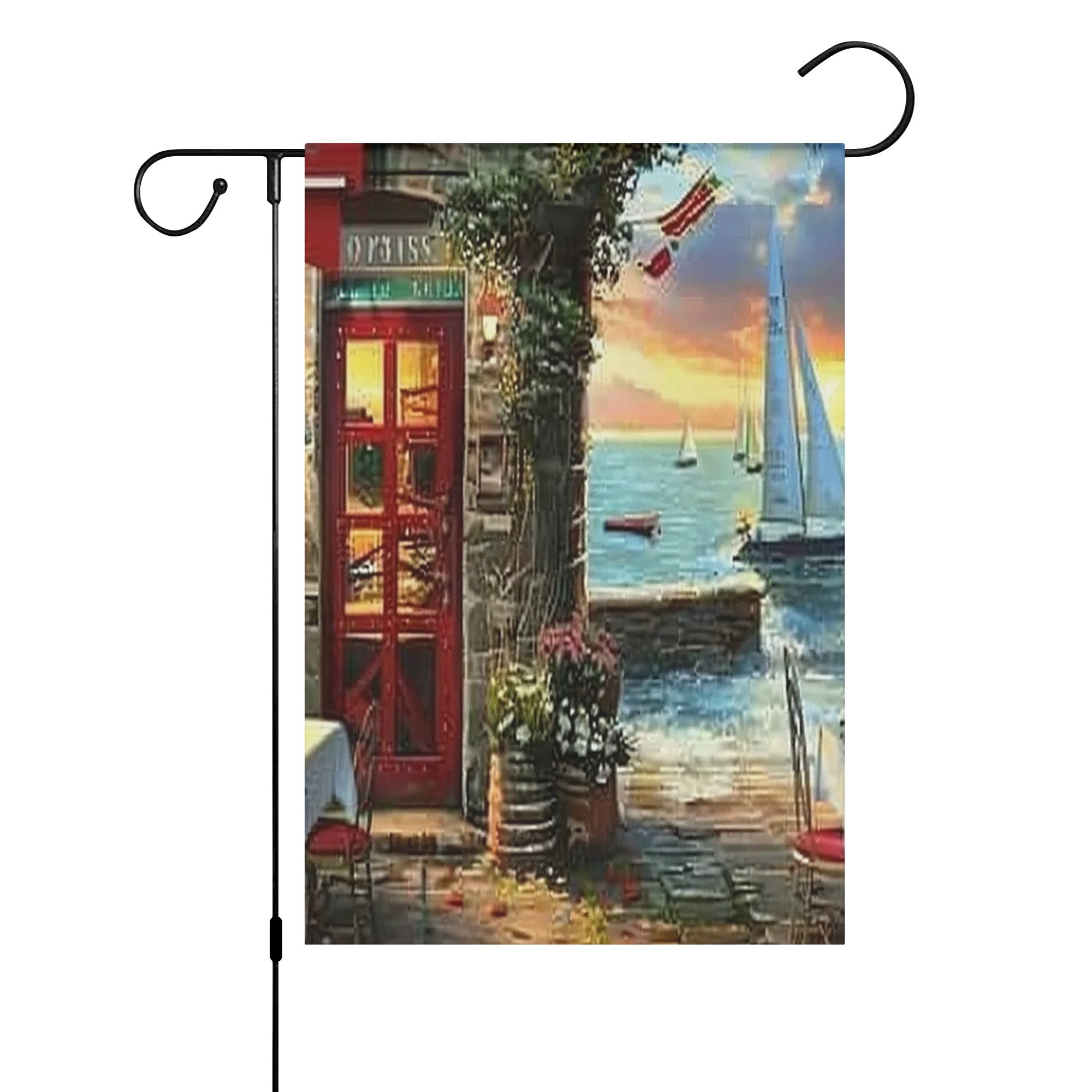 Square Garden Flag Double Sided Exquisite Beautiful Style Outdoor Flag ...