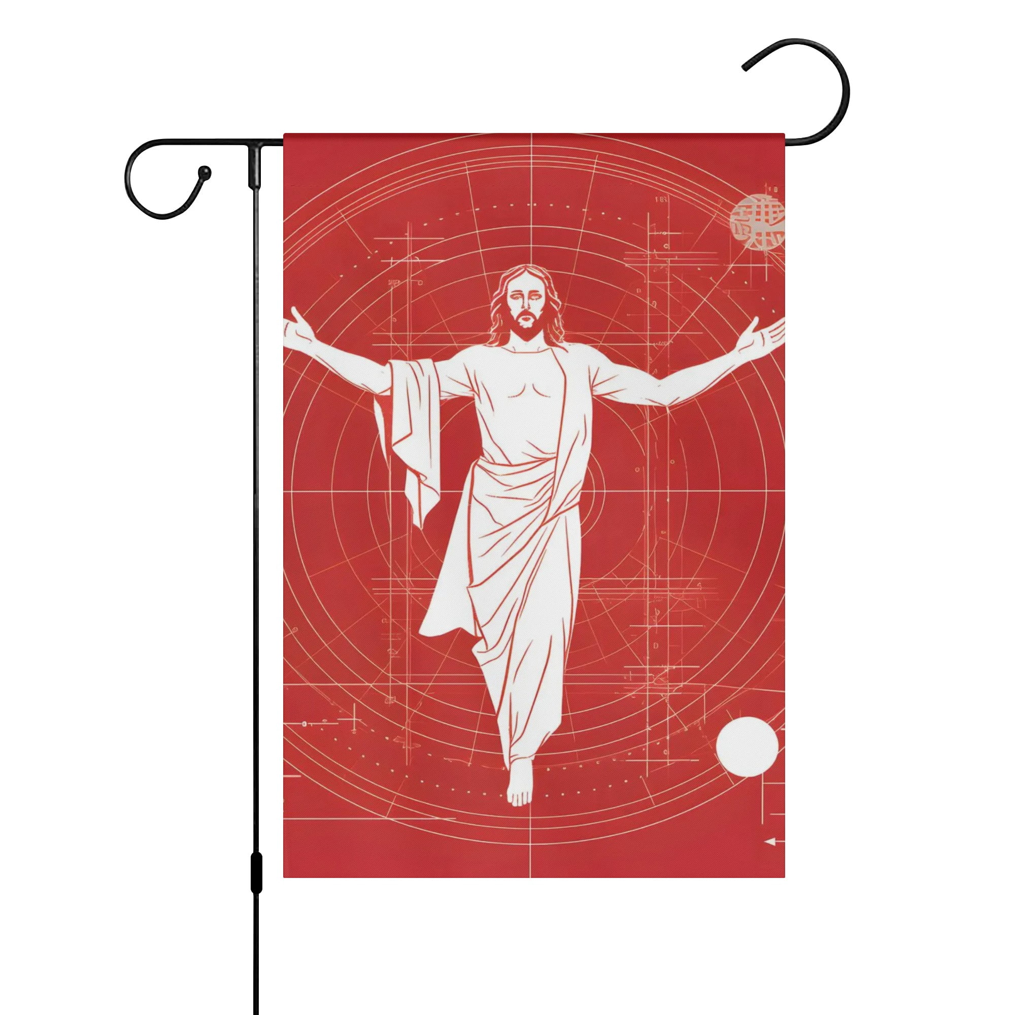 Square Garden Flag Double Sided Exquisite Simple Outdoor Flag Durable ...