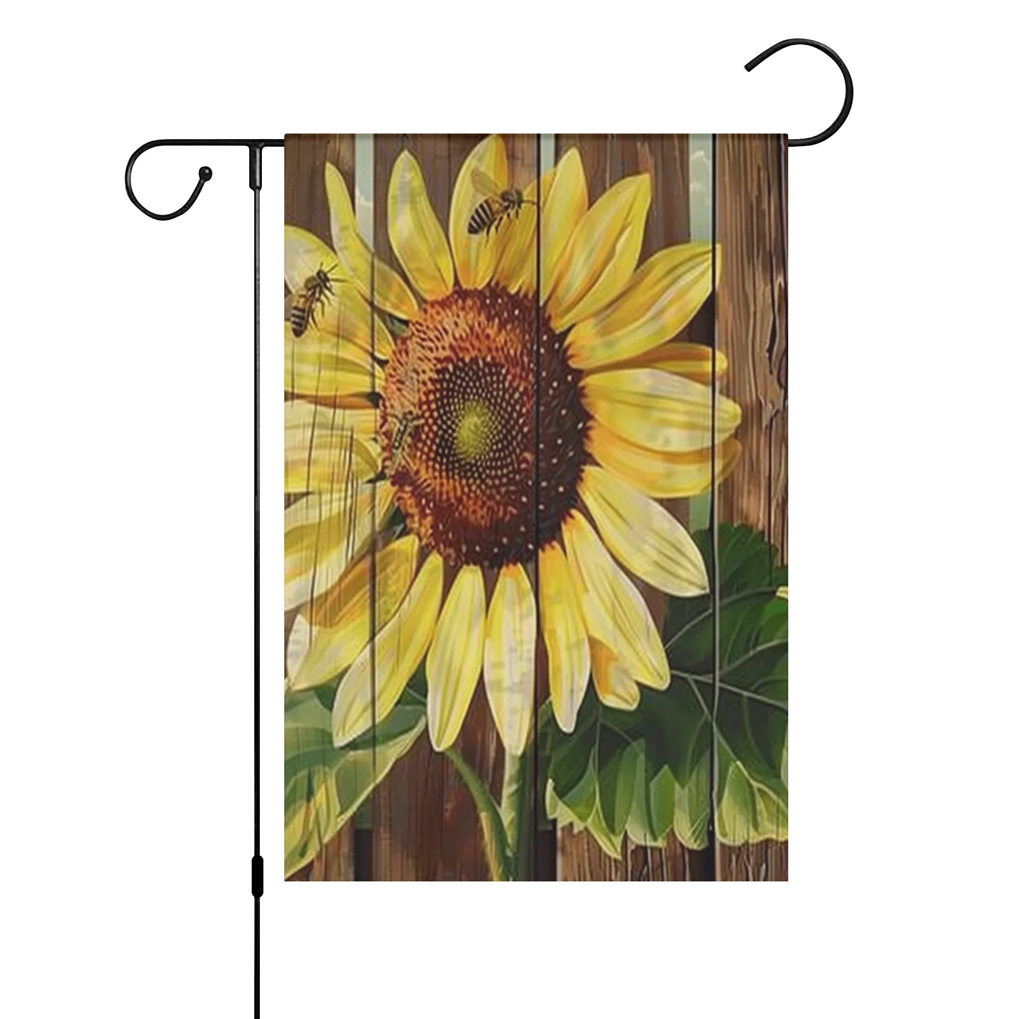 Square Garden Flag Double Sided Exquisite StyleOutdoor Flag Durable and ...