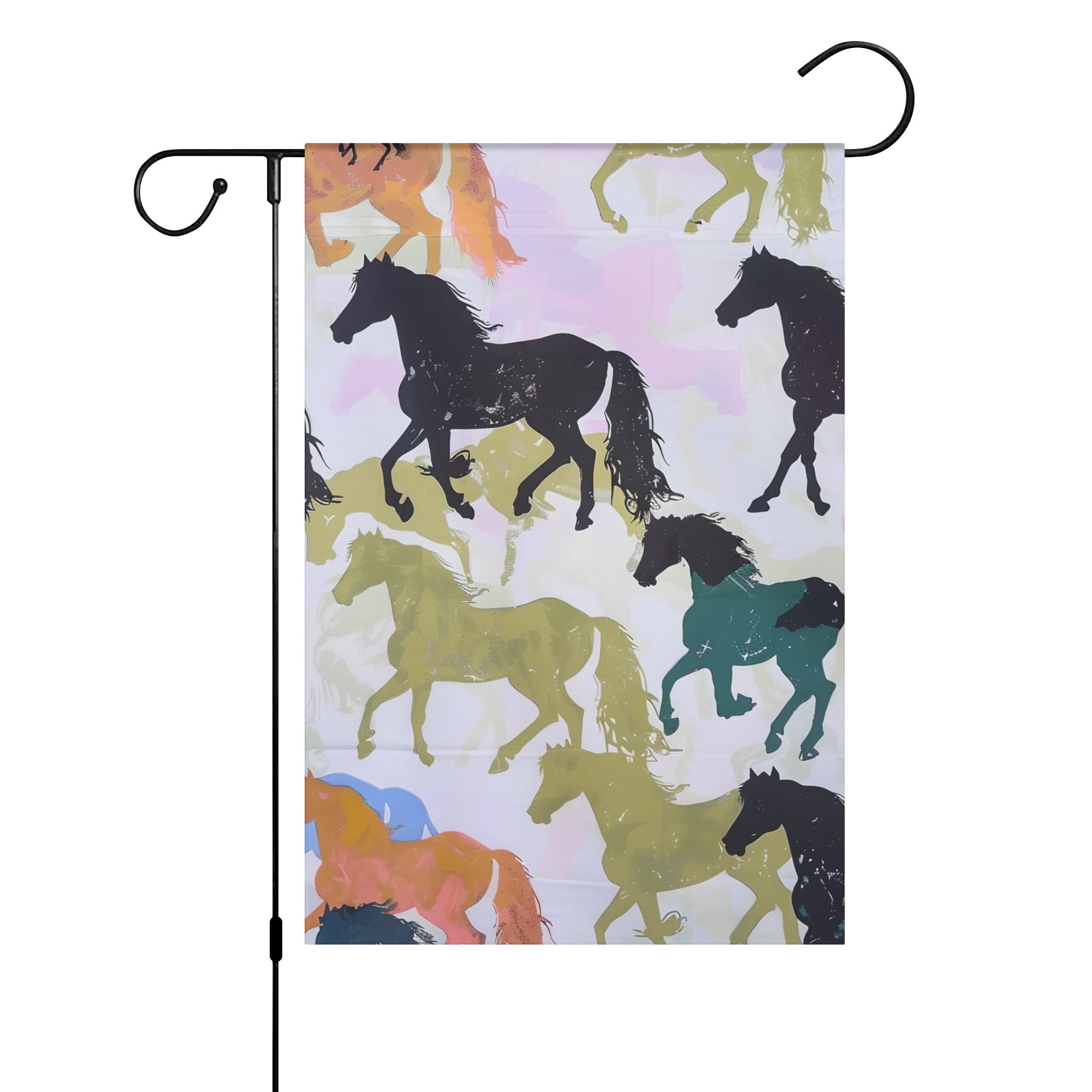 Square Garden Flag Double Sided Fashionable Exquisite Style Outdoor ...