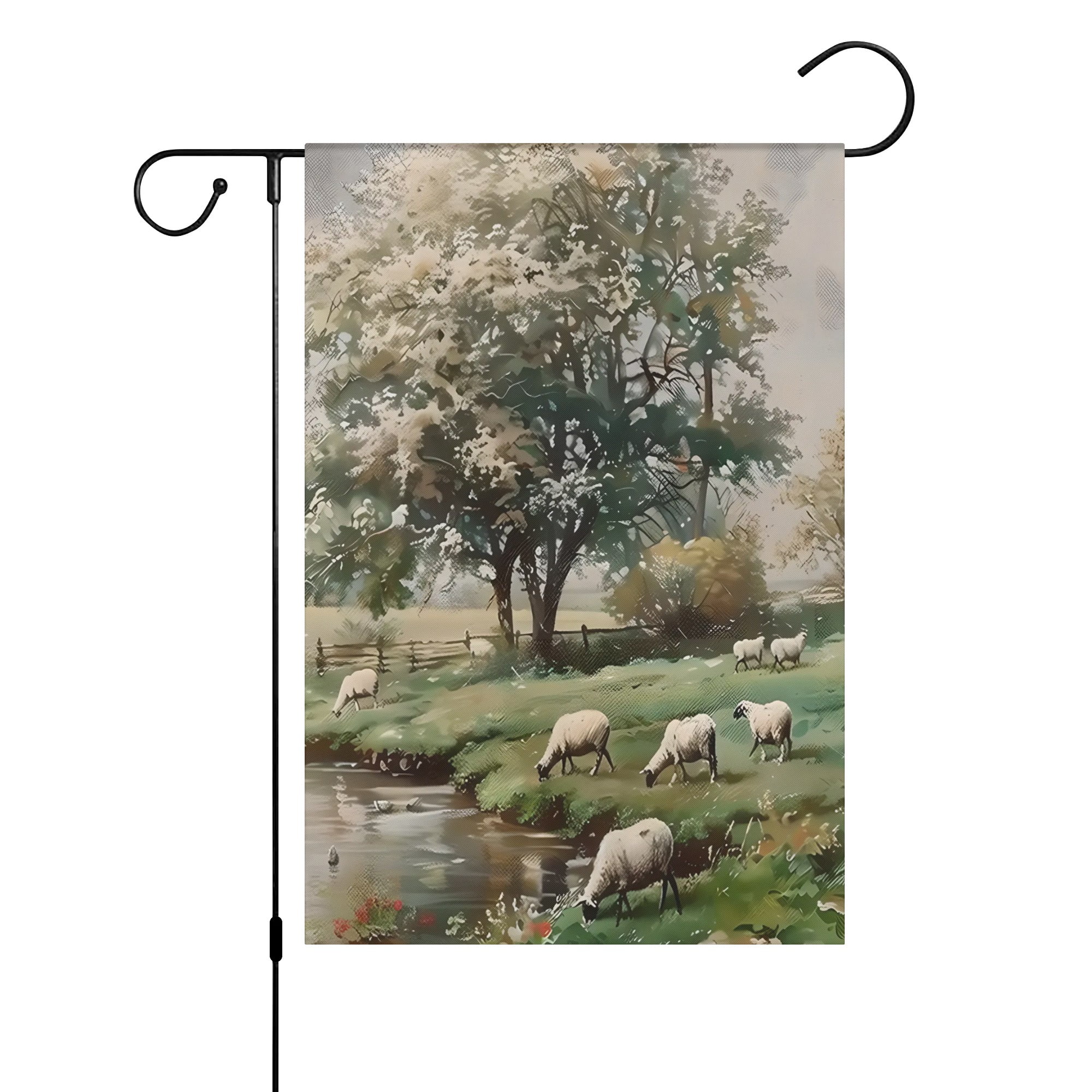 Square Garden Flag Double Sided Pretty Outdoor Flag Durable and ...