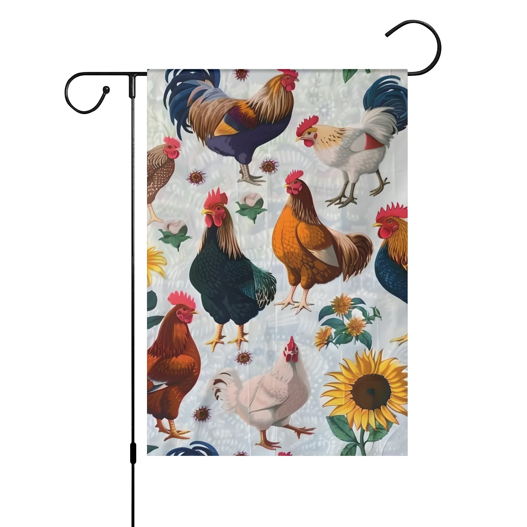 Square Garden Flag Double Sided Simple Fashion Style Outdoor Flag Durable and Lightweight ...