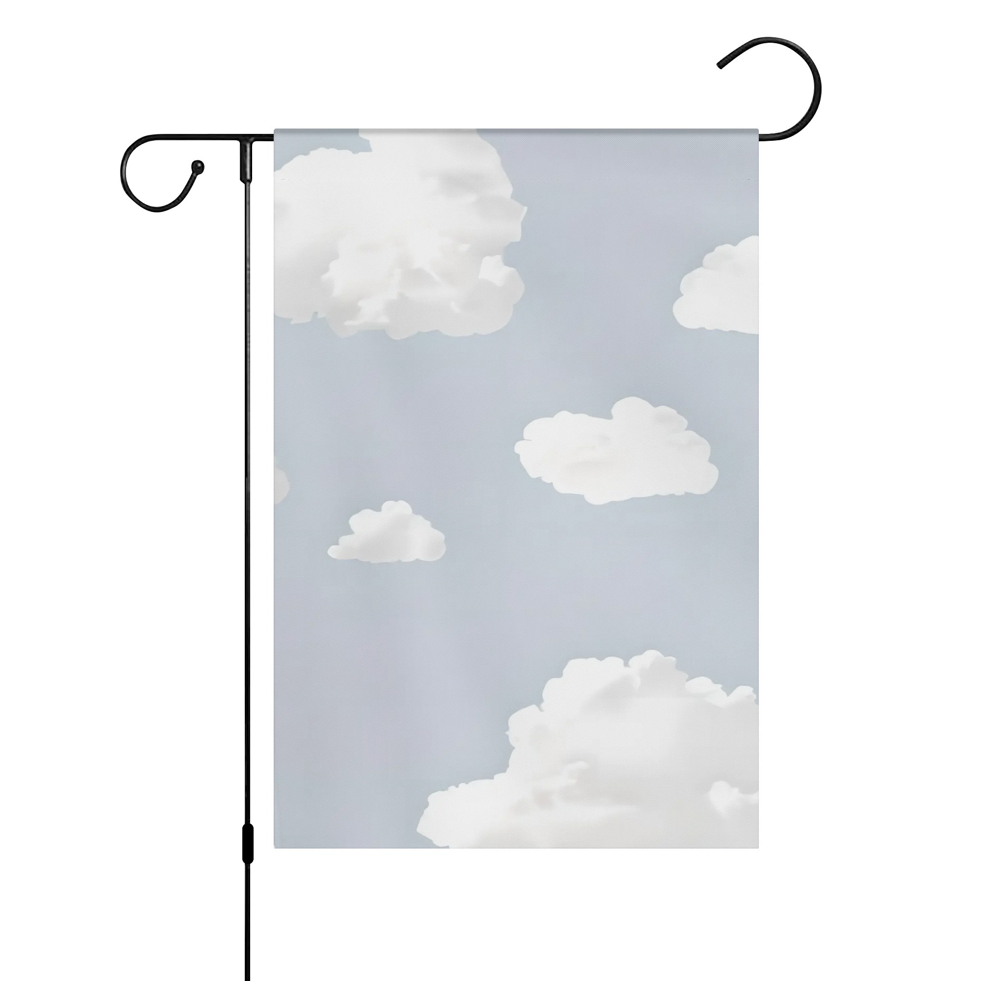 Square Garden Flag Double Sided Simple Outdoor Flag Durable and Lightweight Courtyard Flag ...