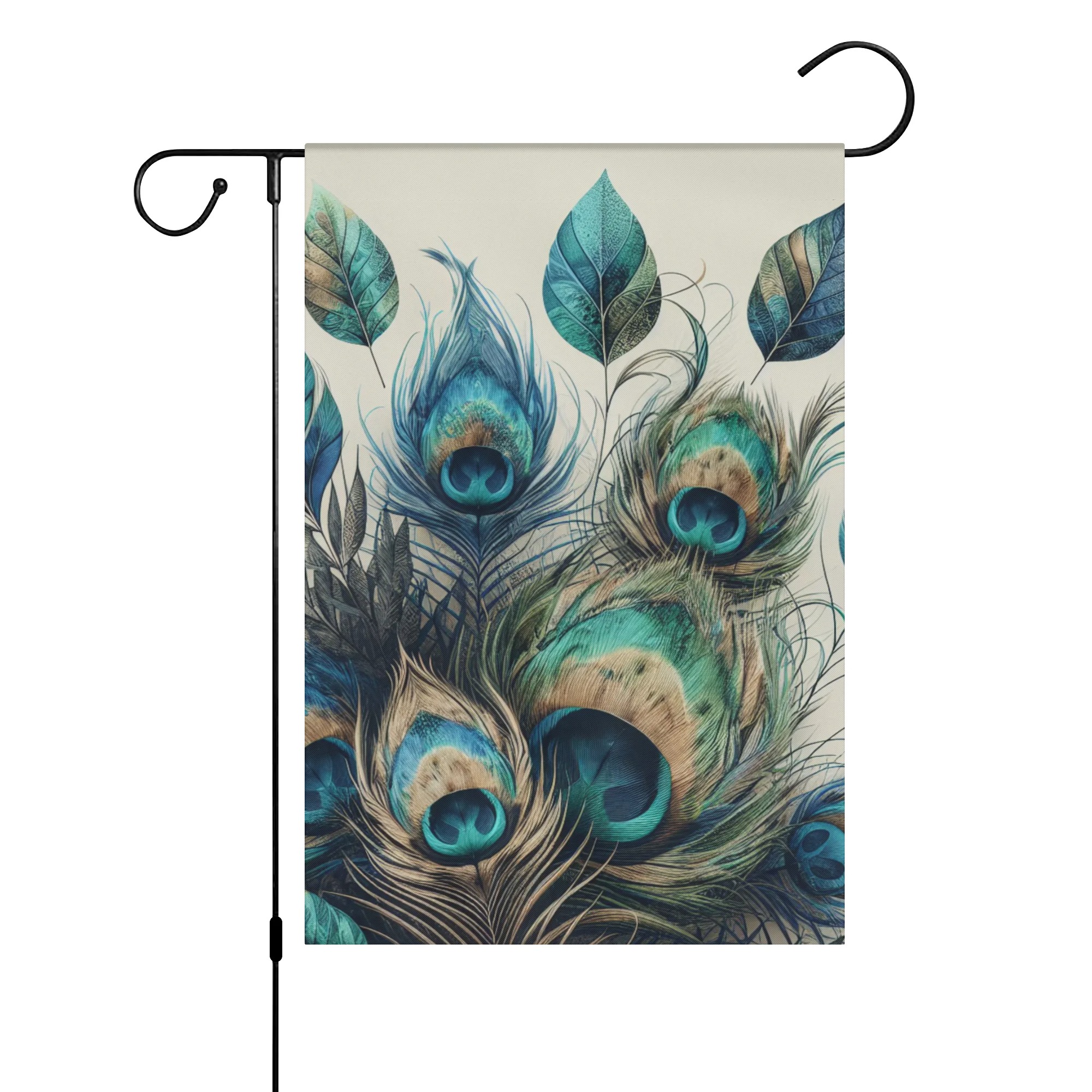 Square Garden Flag Double Sided Simple Style Outdoor Flag Durable and Lightweight Courtyard Flag ...