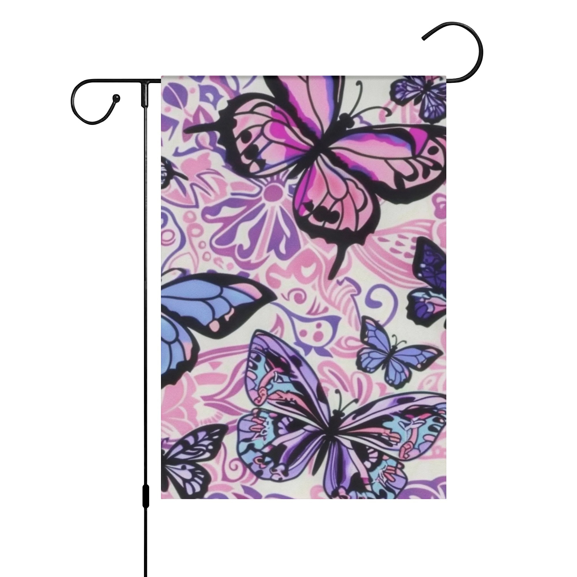 Square Garden Flag Double Simple Beautiful Exquisite Outdoor Flag ...