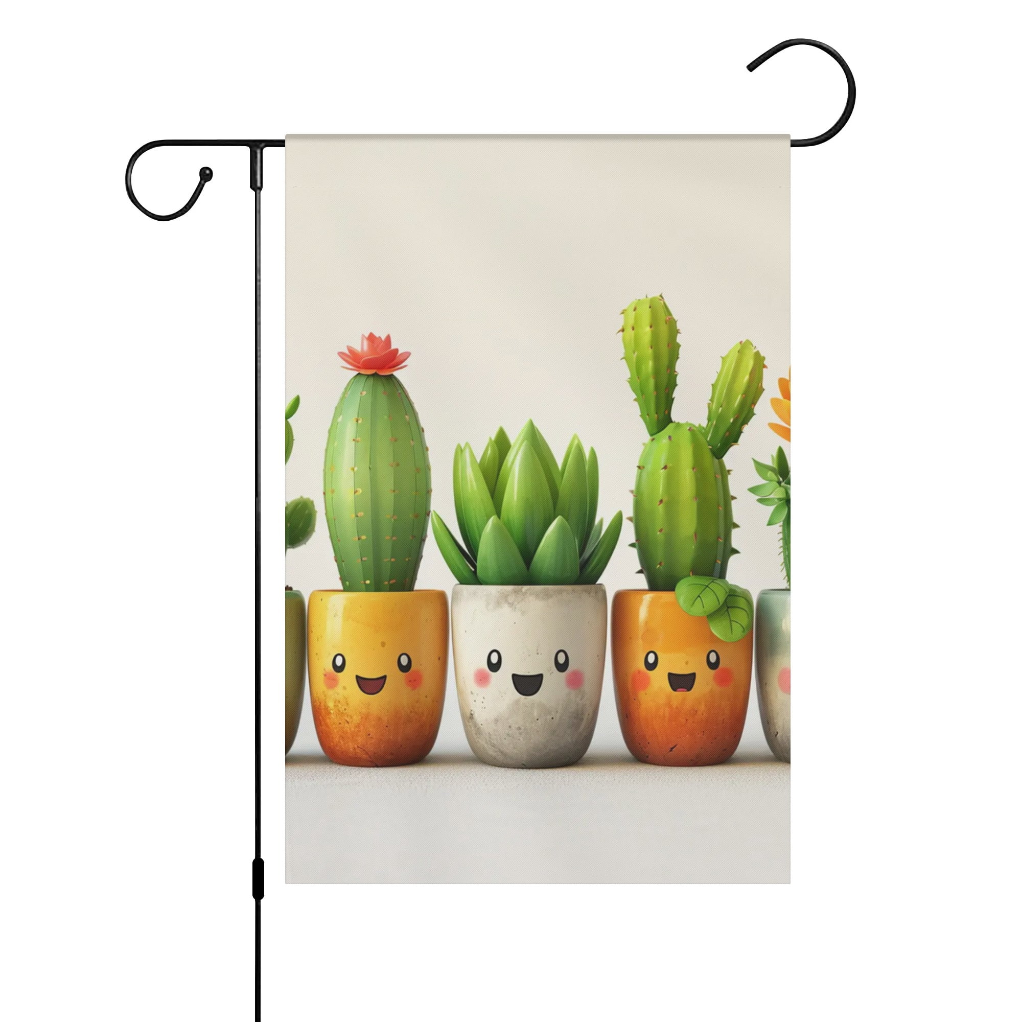 Square Garden Flag Double Simple Beautiful Style Exquisite Outdoor Flag ...