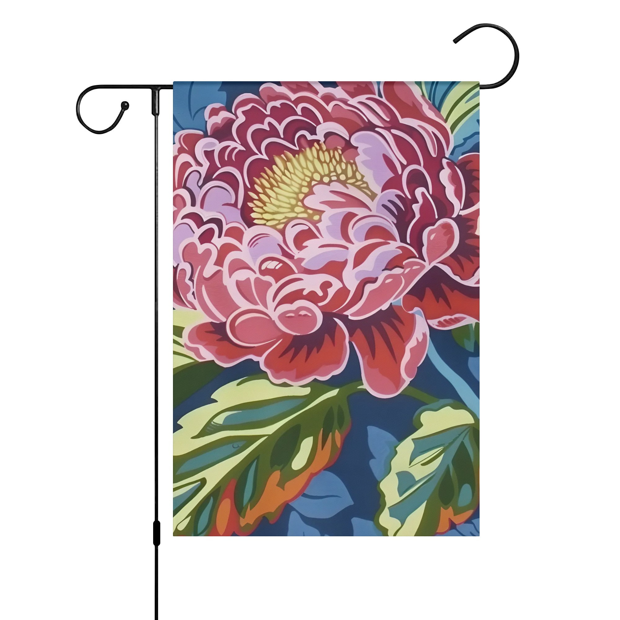 Square Garden Flag Exquisite Beautiful Double Sided Outdoor Flag ...