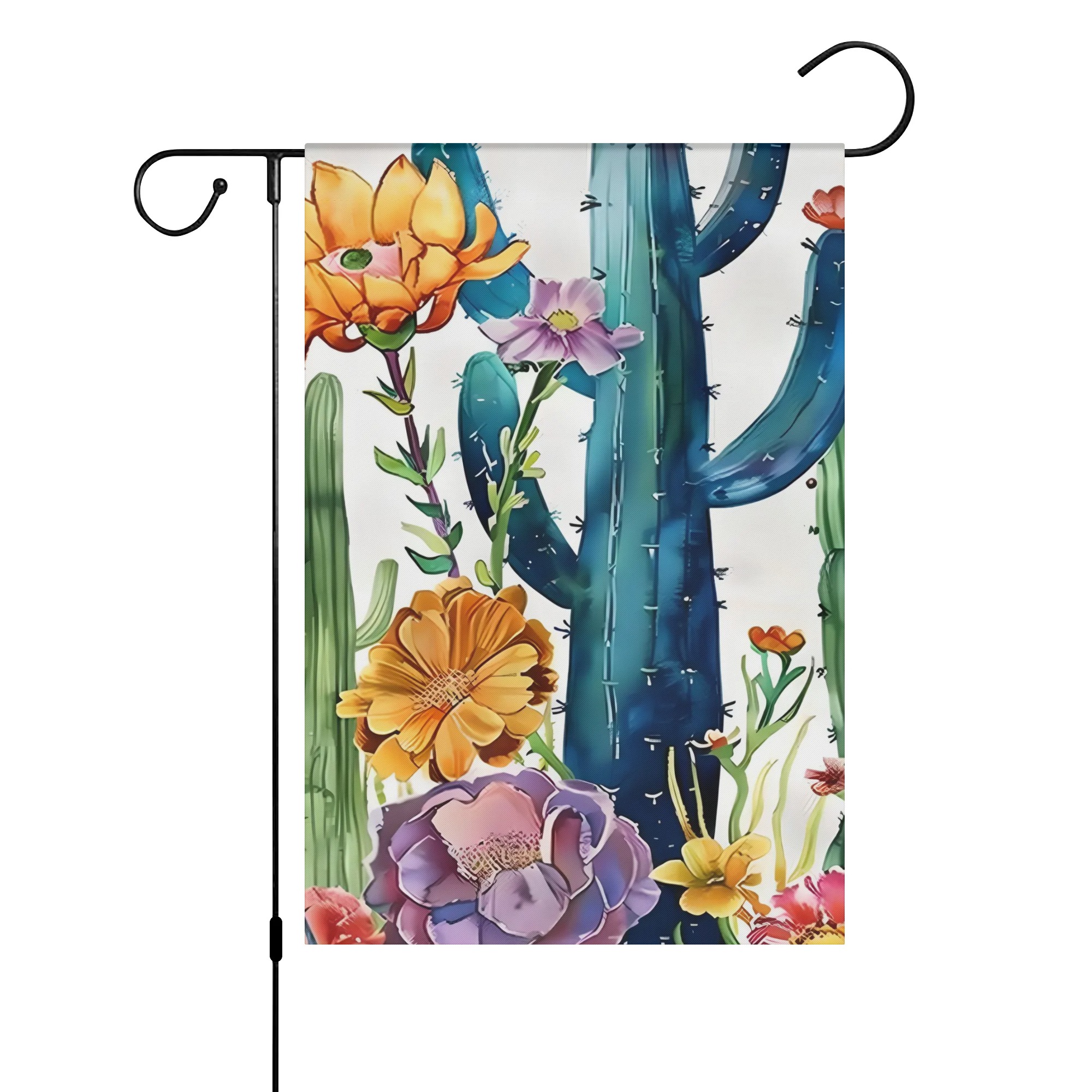 Square Garden Flag Exquisite Beautiful Double Sided Outdoor Flag ...