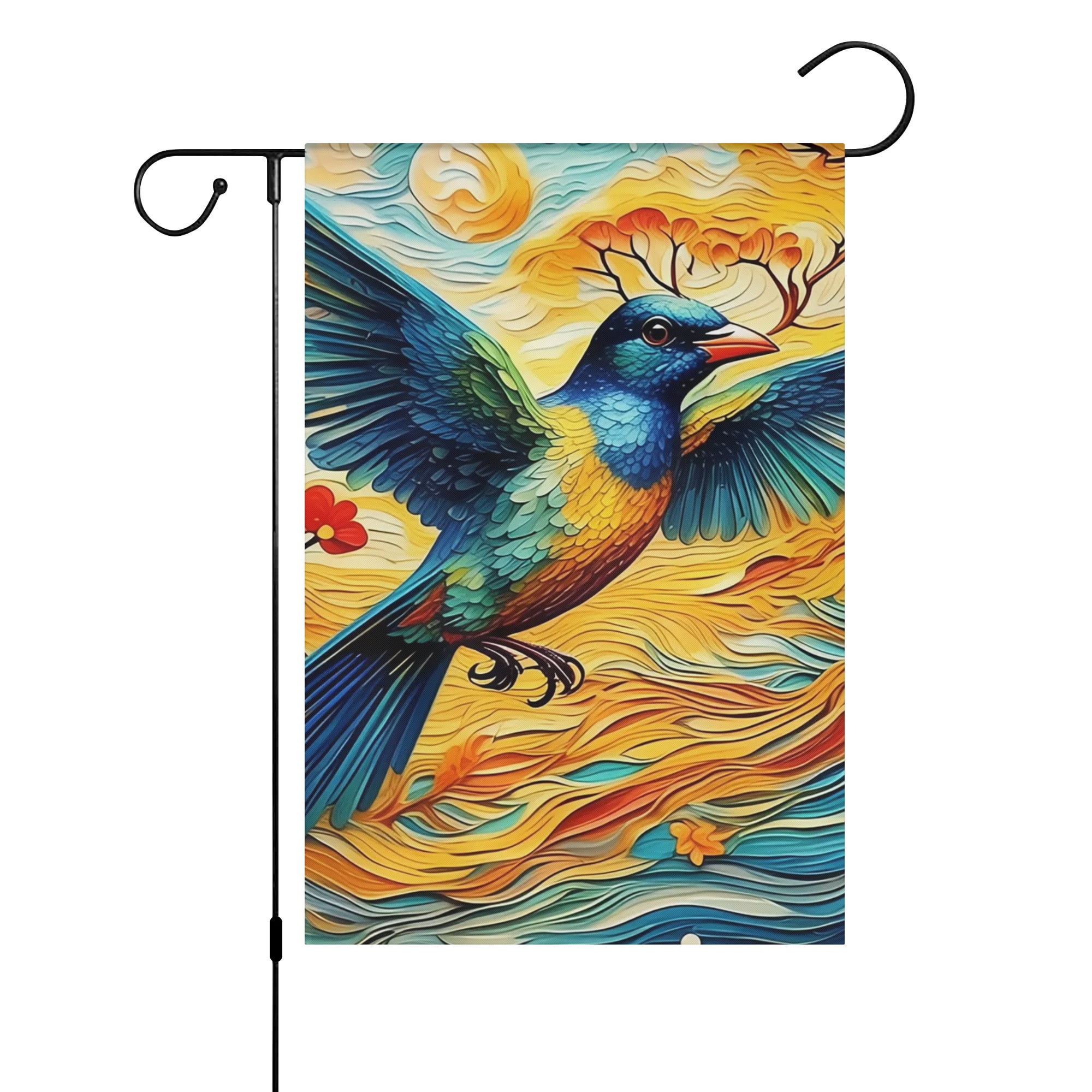 Square Garden Flag Exquisite Fashion Style Double Sided Outdoor Flag ...