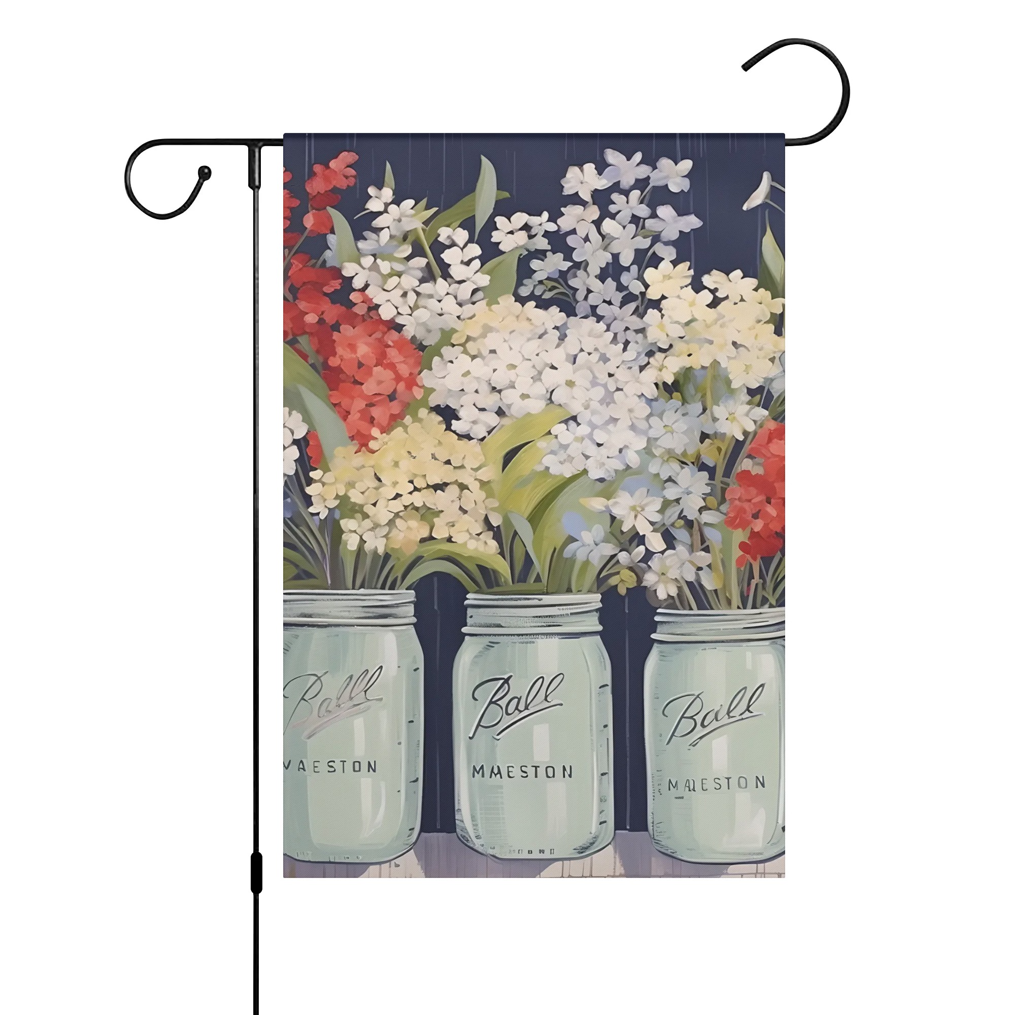 Square Garden Flag Exquisite Outdoor Flag Double Sided Durable and ...