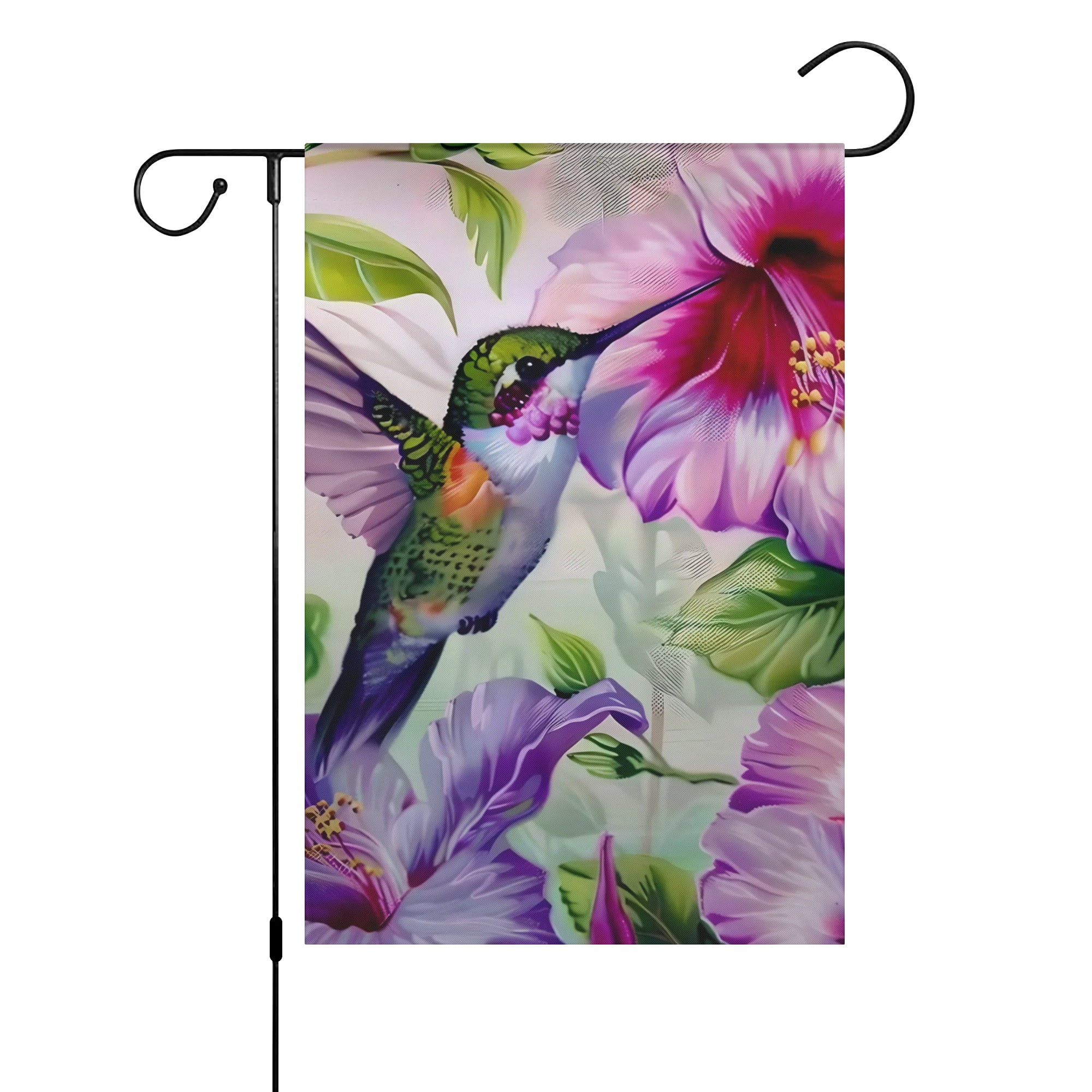Square Garden Flag Exquisite Simple Style Double Sided Outdoor Flag ...