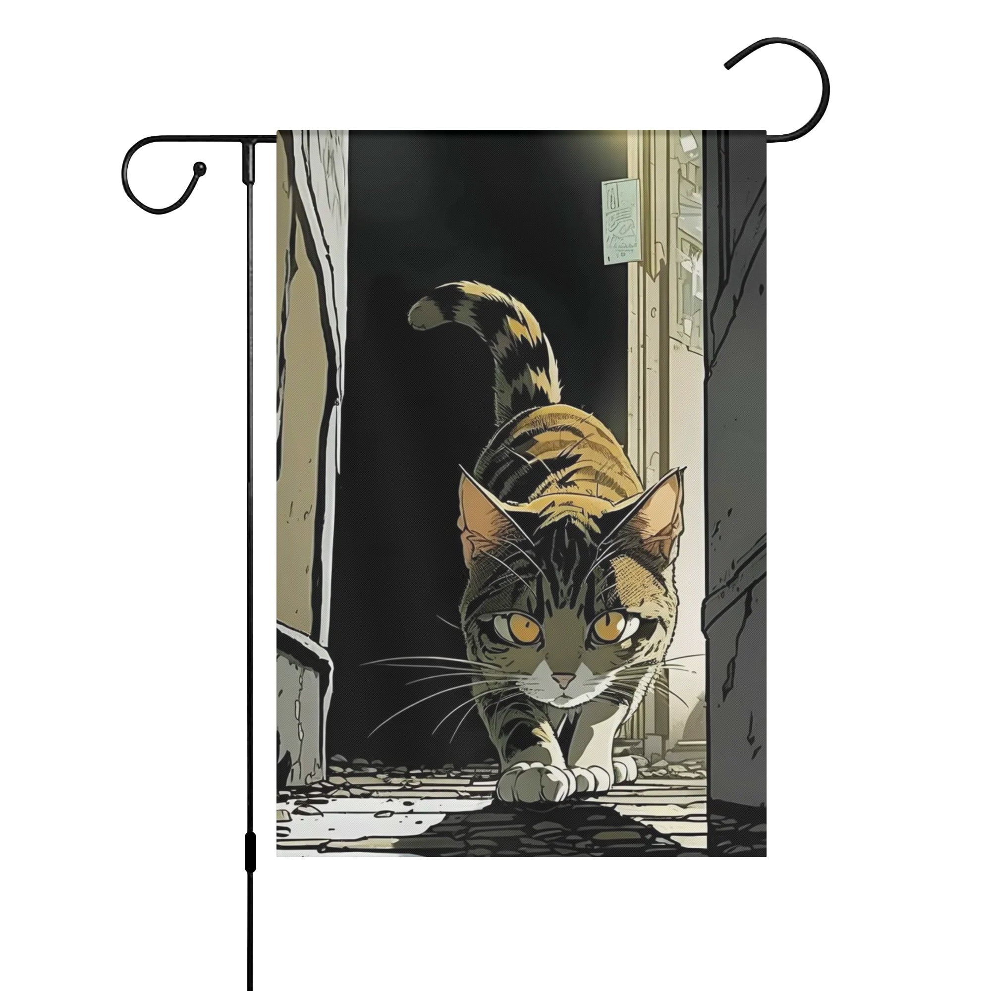 Square Garden Flag Exquisite Simple Style Double Sided Outdoor Flag ...