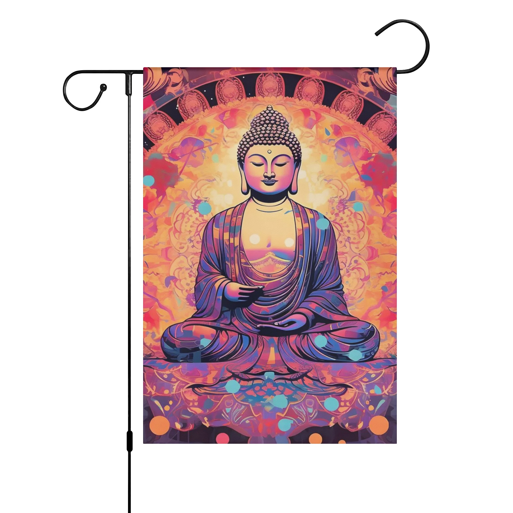 Square Garden Flag Exquisite Style Double Sided Outdoor Flag Durable ...