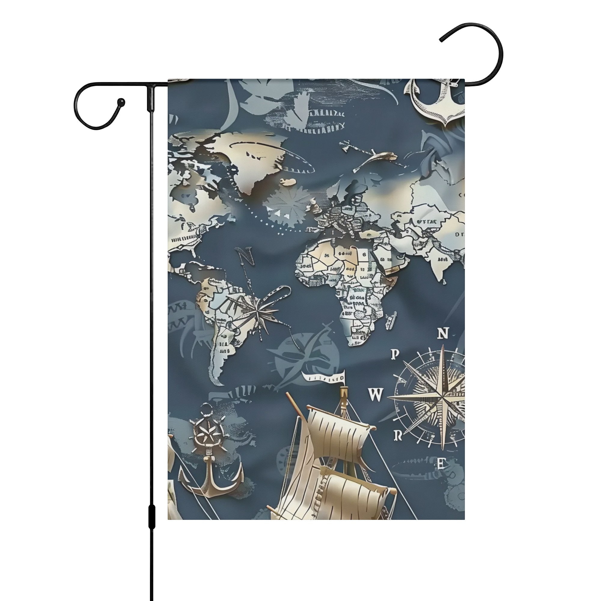 Square Garden Flag Fashionable Exquisite Double Sided Outdoor Flag ...