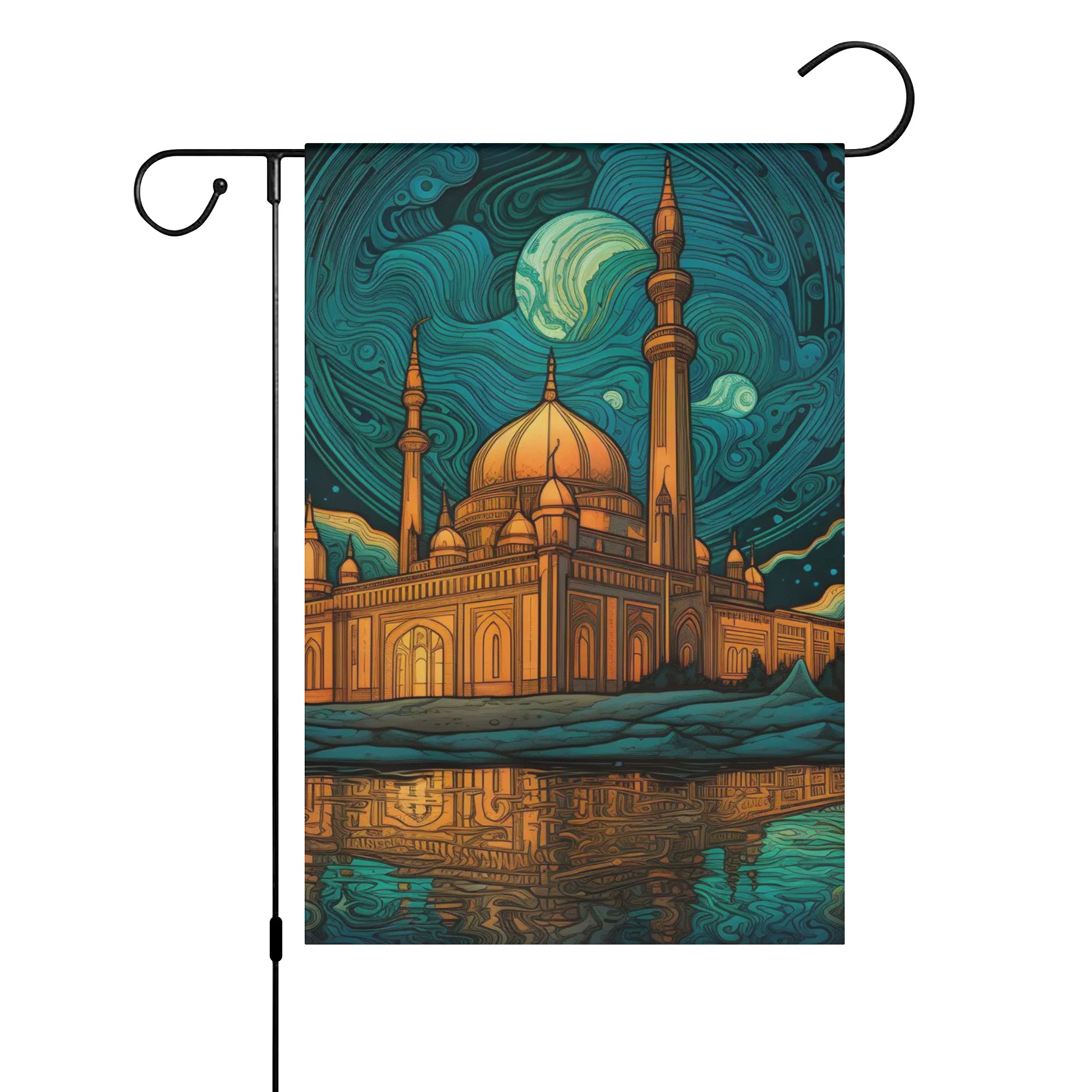 Square Garden Flag Fashionable Simple Double Sided Outdoor Flag Durable ...