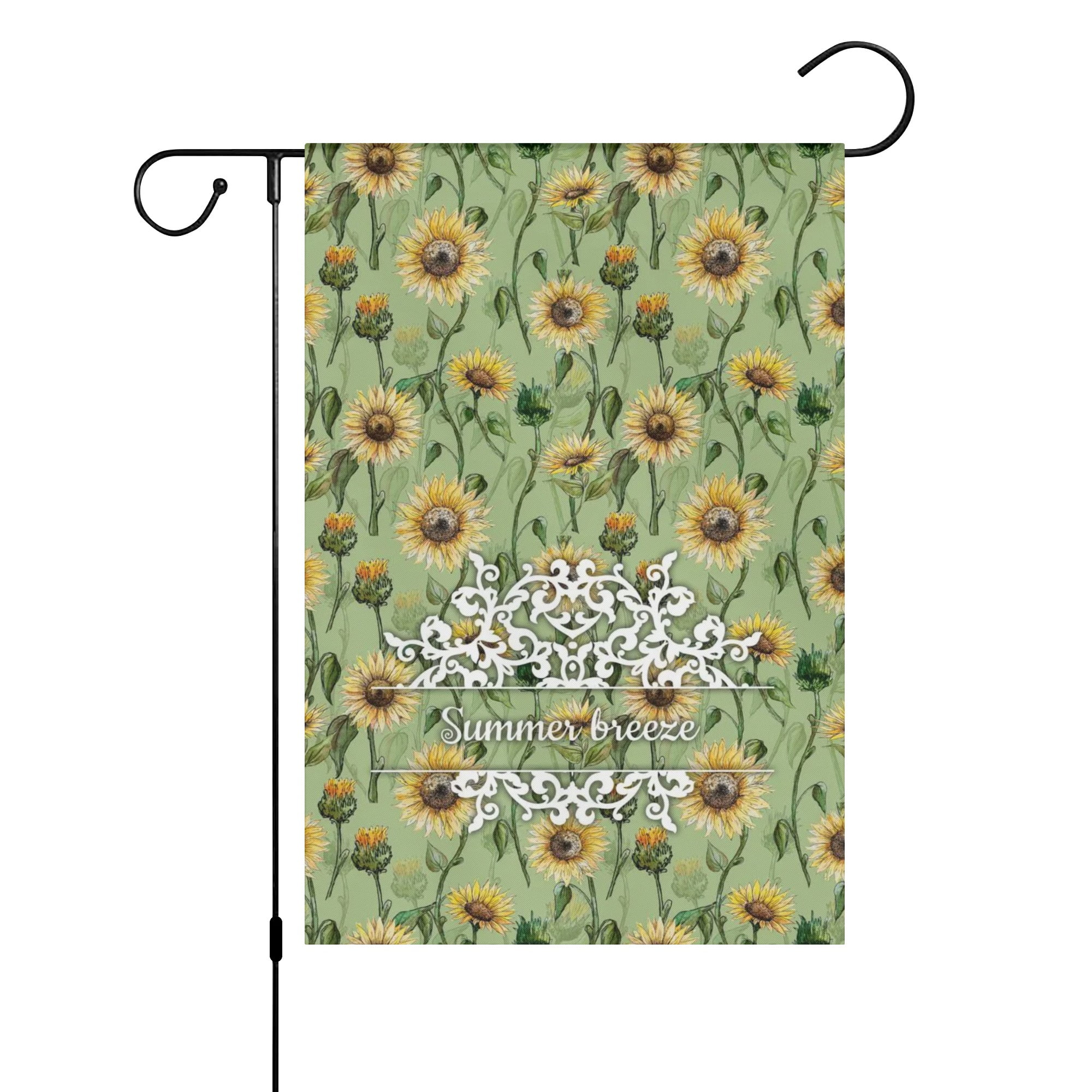 Square Garden Flag Outdoor Flag Beautiful Style Double Sided Durable ...