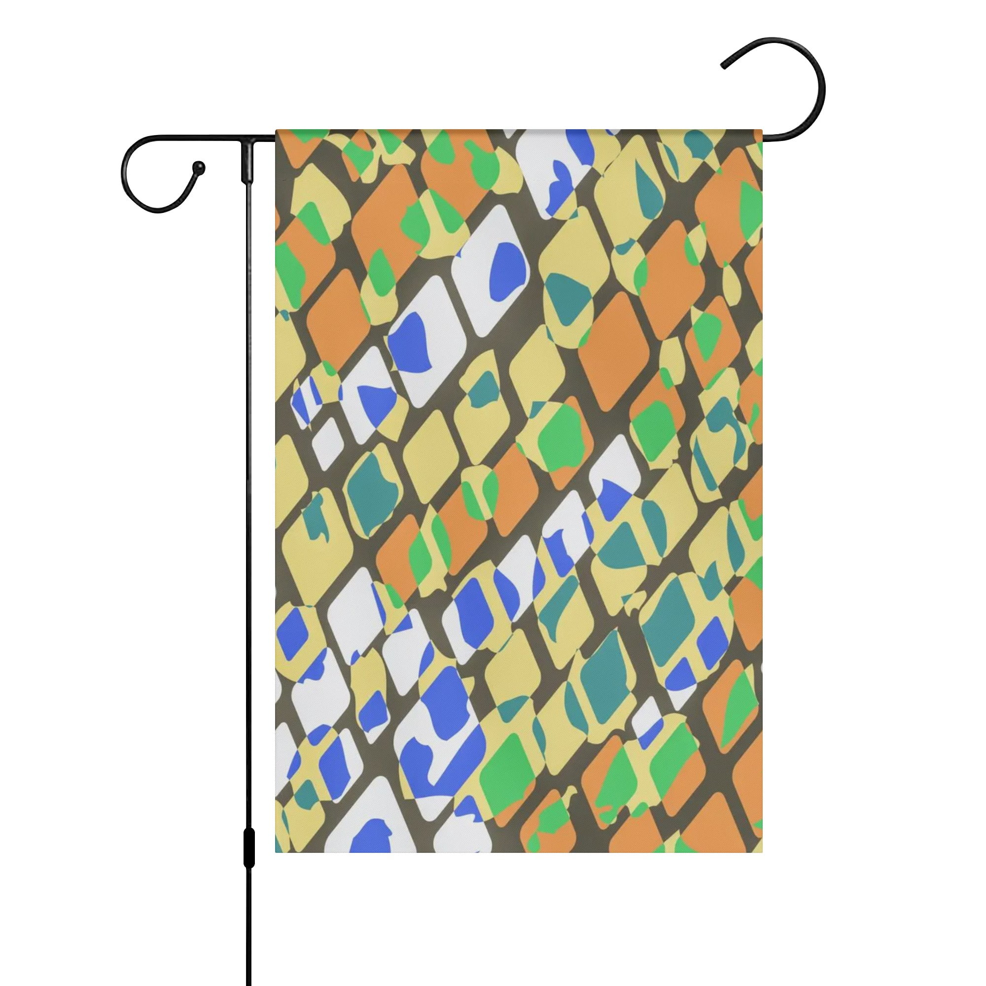 Square Garden Flag Outdoor Flag Simple Style Double Sided Durable and ...
