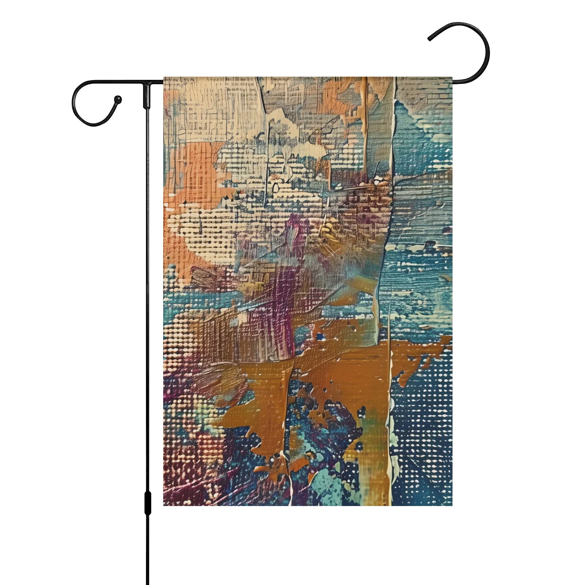 Square Garden Flag Simple Style Double Sided Outdoor Flag Durable and ...