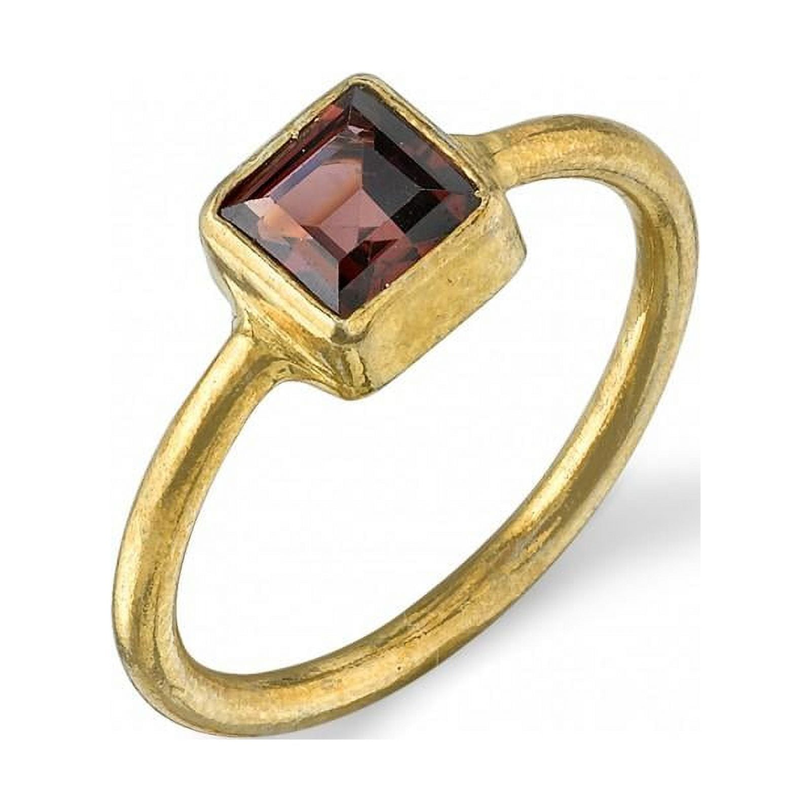 Square Garnet Ring - Walmart.com