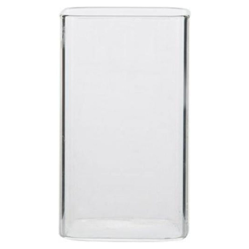 Square Glass Cups, Modern Straight Glasses, Ideal Cup for Water, Juice ...