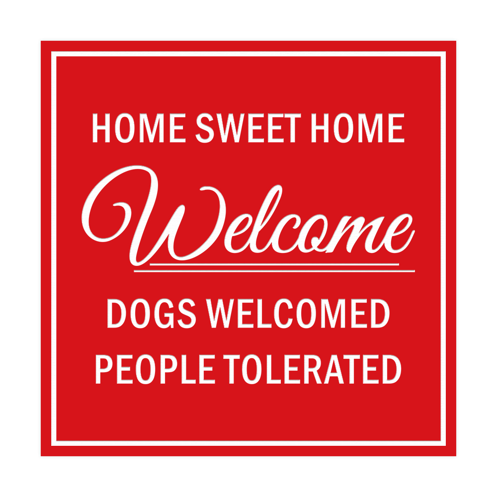 Welcome to Our Catio Sign, Cats Welcome People Tolerated, Cat Welcome ...