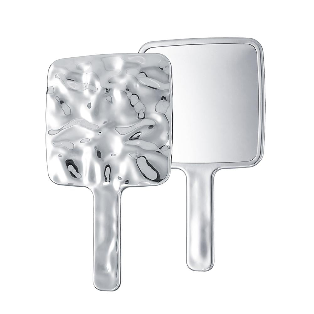 Square Handheld Makeup Mirror Home Retro Mirro T8B7 - Walmart.com