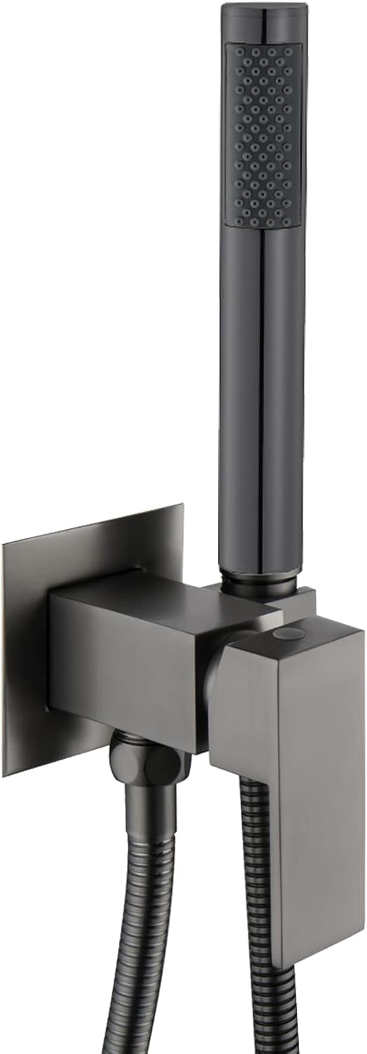 Square Handheld Shower, Wall Mount Bathroom Handheld Showerheads High ...